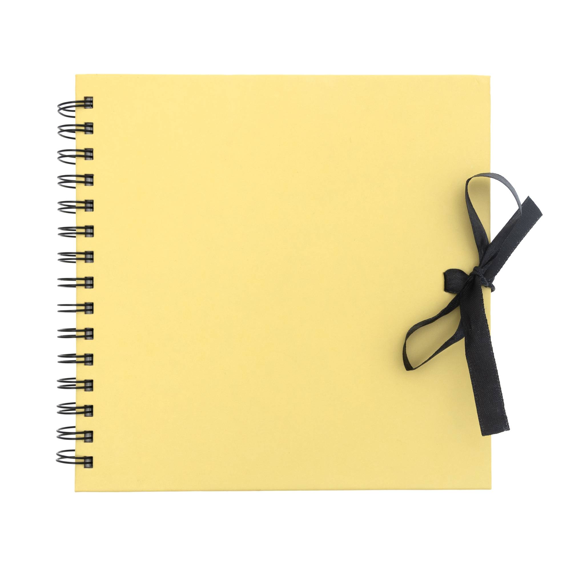 Spiral Bound Pastel Yellow Scrapbook 12 x 12 Inches | Hobbycraft