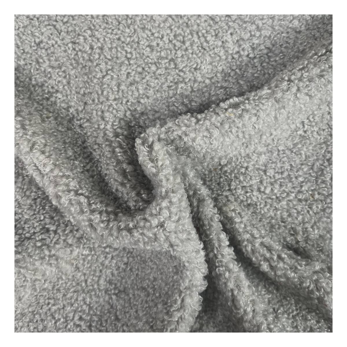 Silver Teddy Fabric by the Metre | Hobbycraft