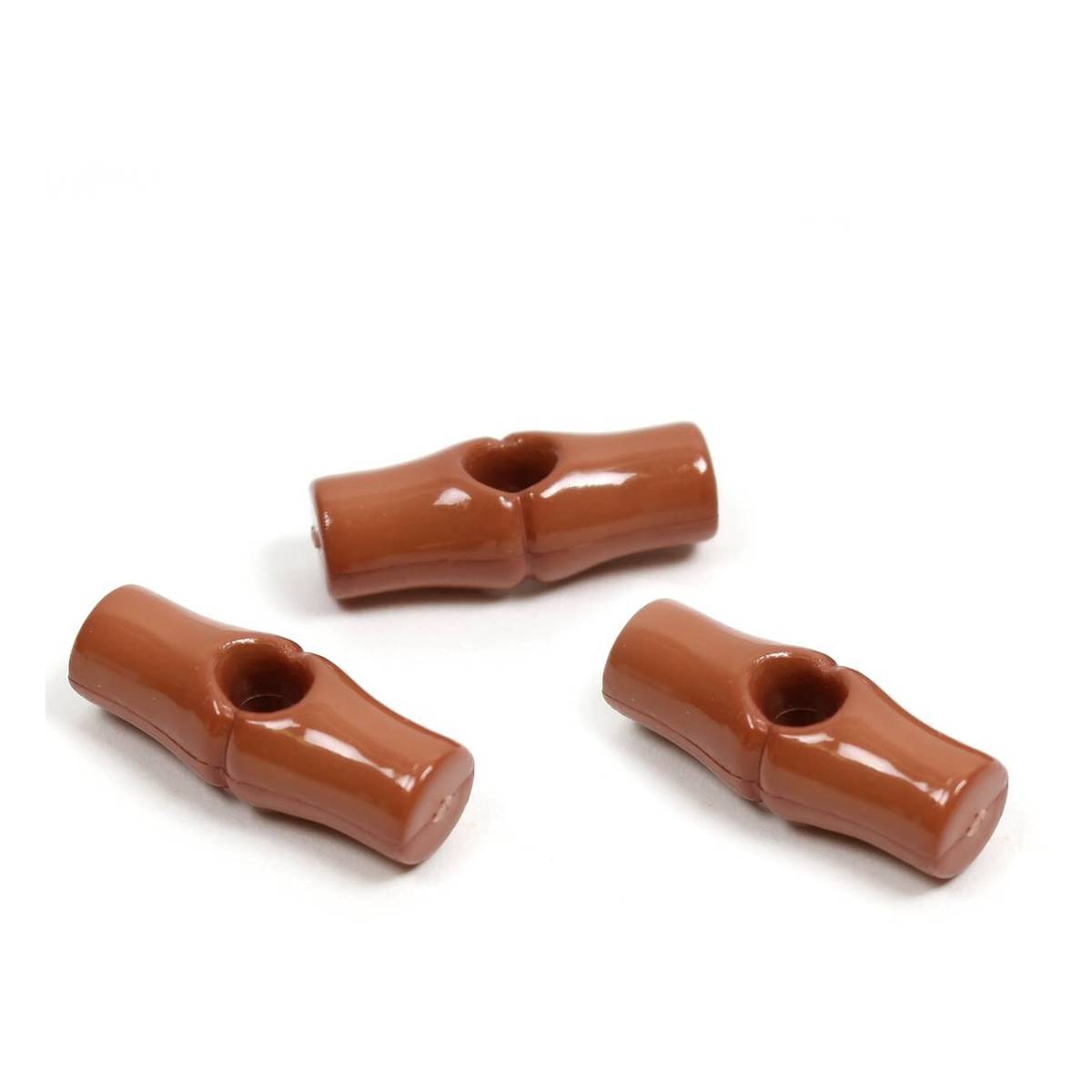 Hemline Brown Basic Toggle Button 3 Pack | Hobbycraft