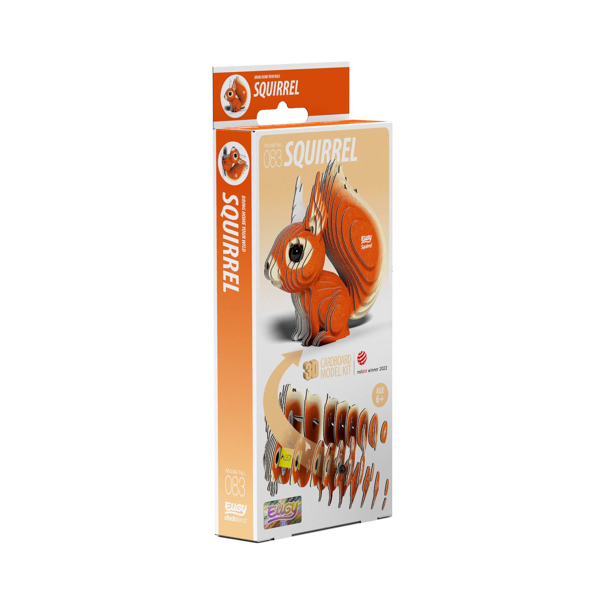 Eugy 3D Squirrel Model | Hobbycraft
