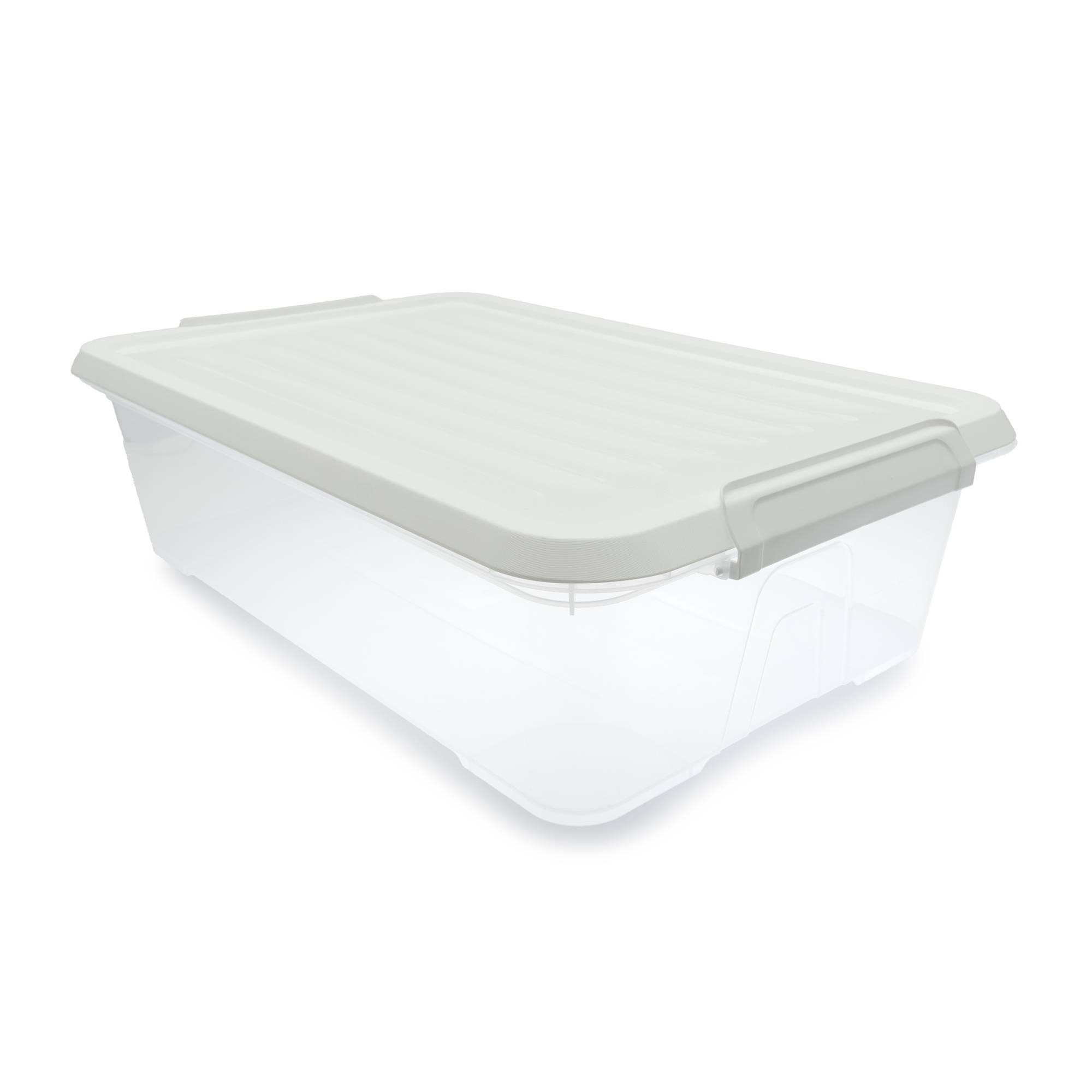 Clear White Storage Box 30 Litres | Hobbycraft