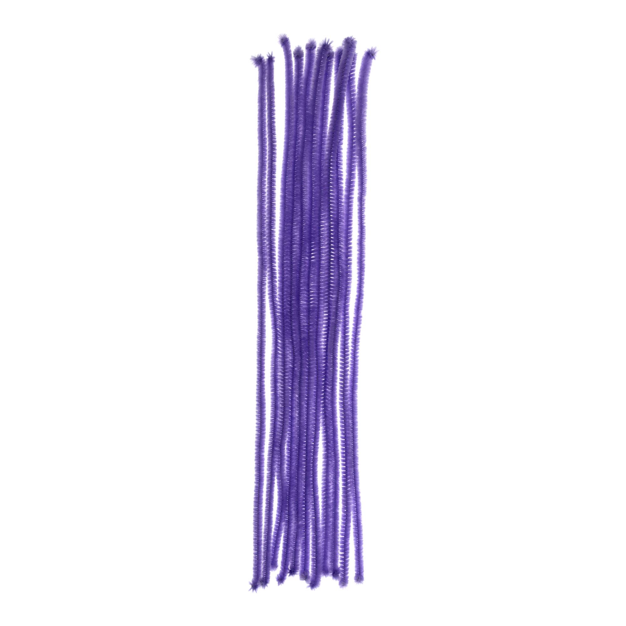 Purple Pipe Cleaners 12 Pack | Hobbycraft