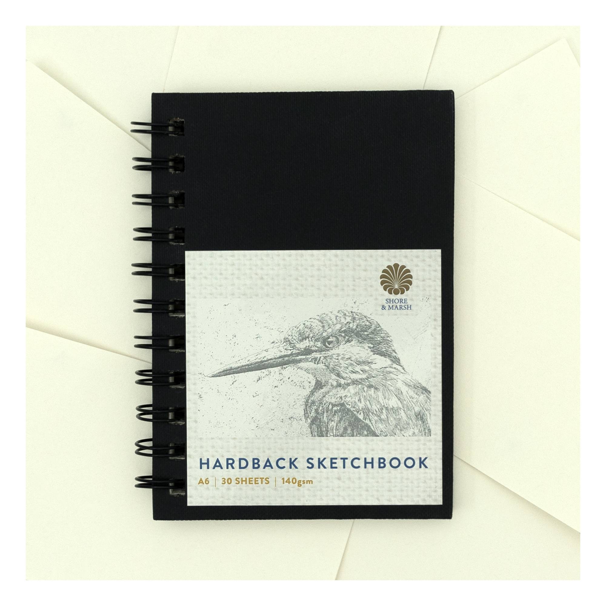 Shore & Marsh Portrait Hardback Sketchbook A6 30 Sheets | Hobbycraft