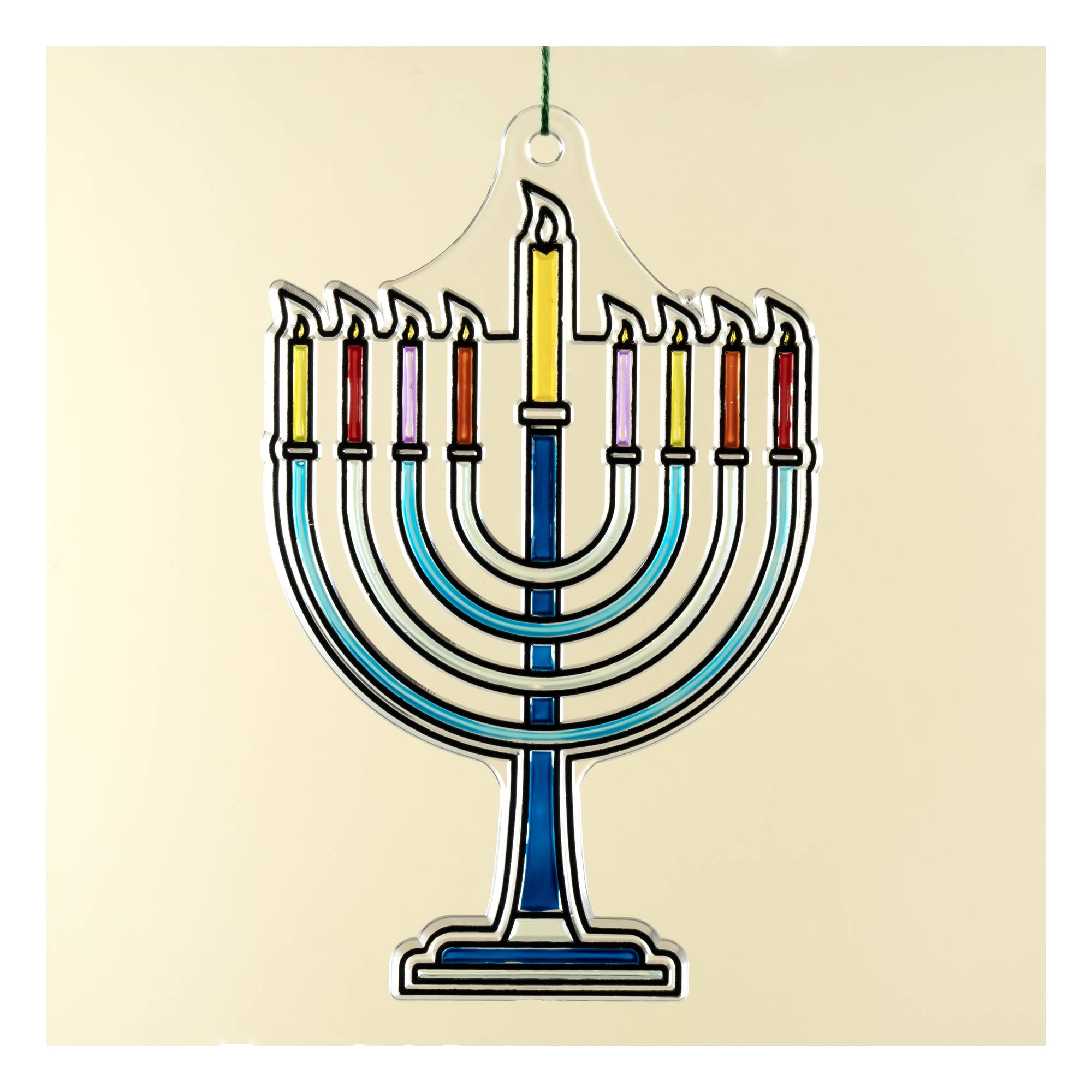 Menorah Plastic Suncatcher | Hobbycraft