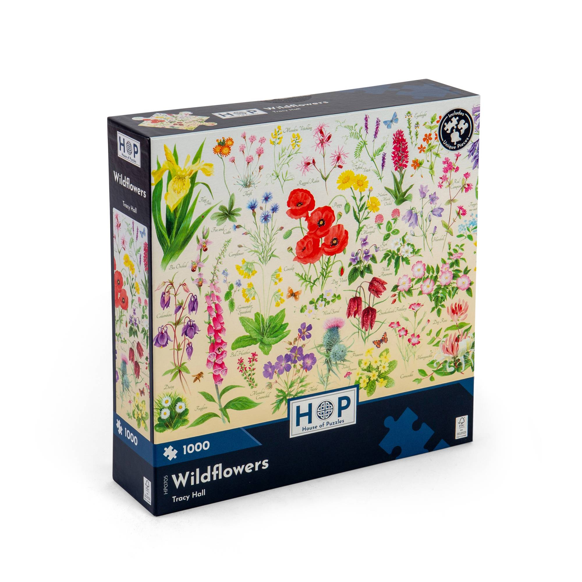 House of Puzzles Wildflowers Jigsaw Puzzle 1000 Pieces | Hobbycraft