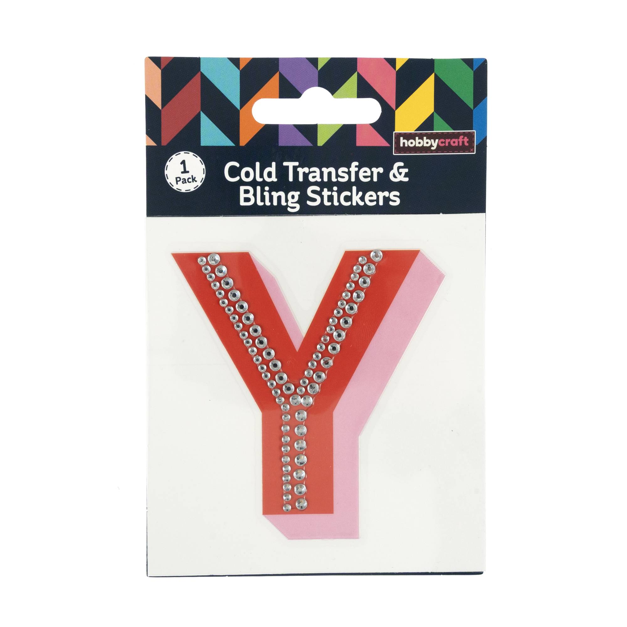 Cold Transfer and Bling Letter Y Sticker Set | Hobbycraft