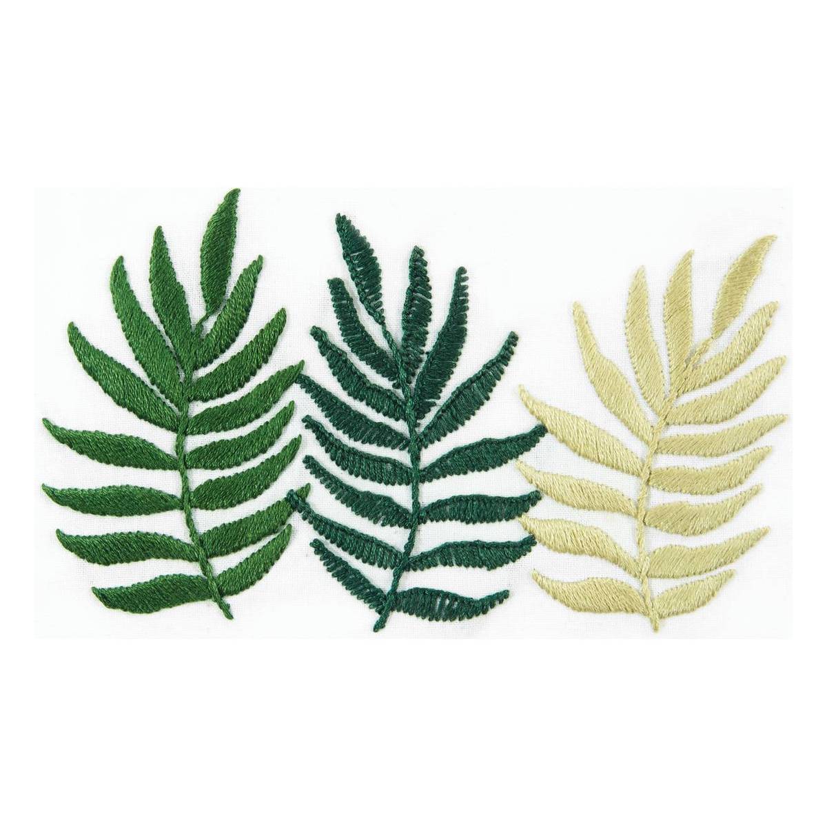 FREE PATTERN DMC Triple Fern Embroidery 0003 | Hobbycraft