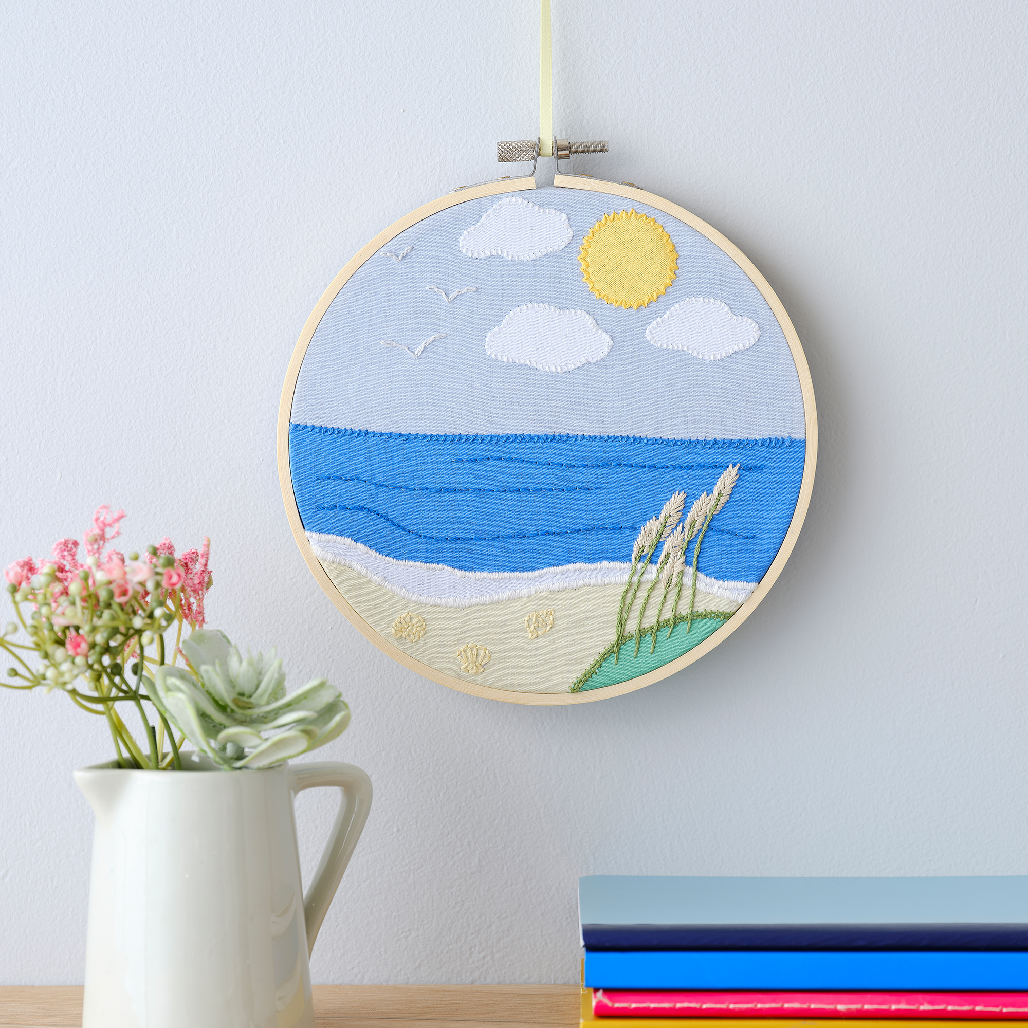 How to Make a Layered Fabric Embroidery Scene | Hobbycraft