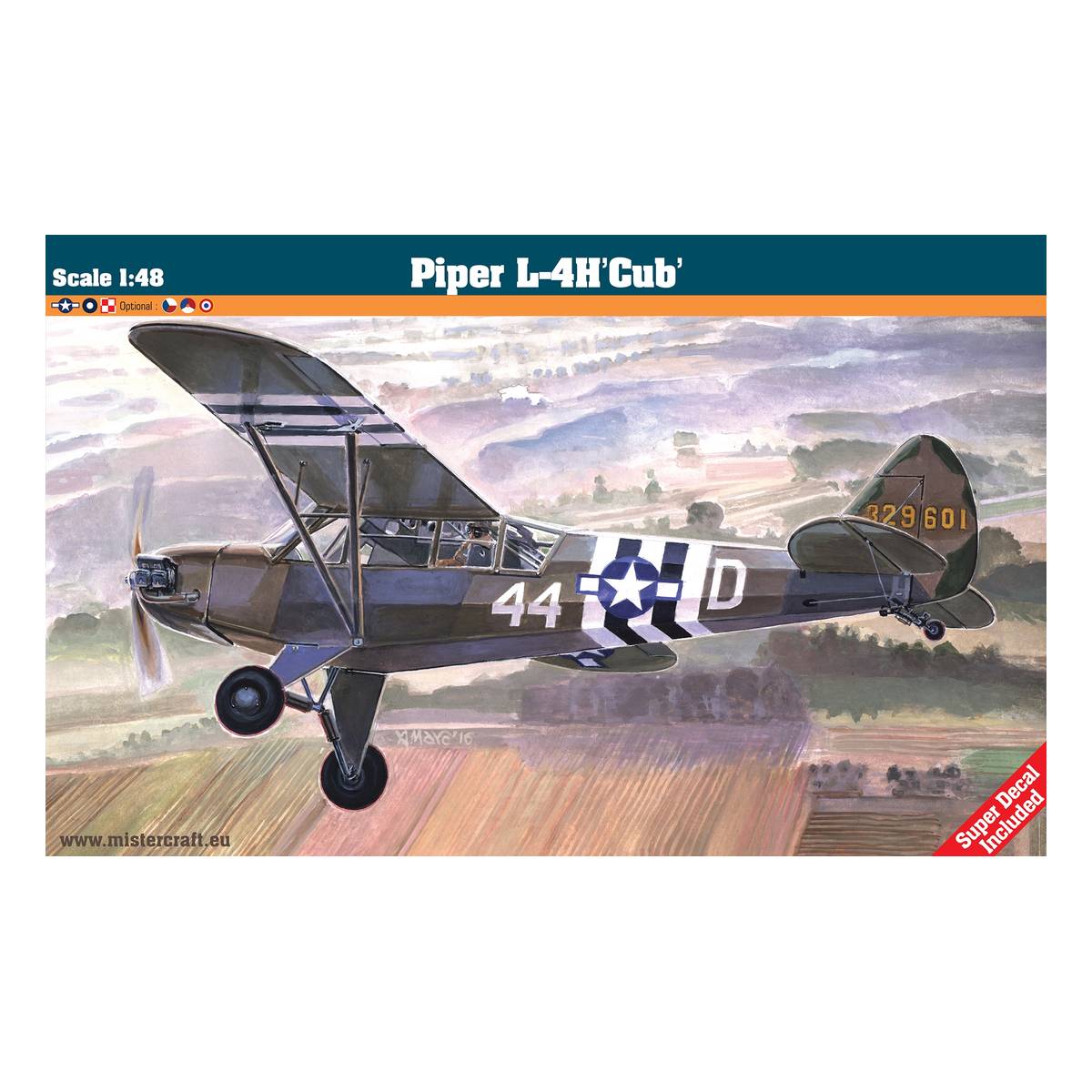 MisterCraft Piper L-4H Cub Model Kit 1:48 | Hobbycraft
