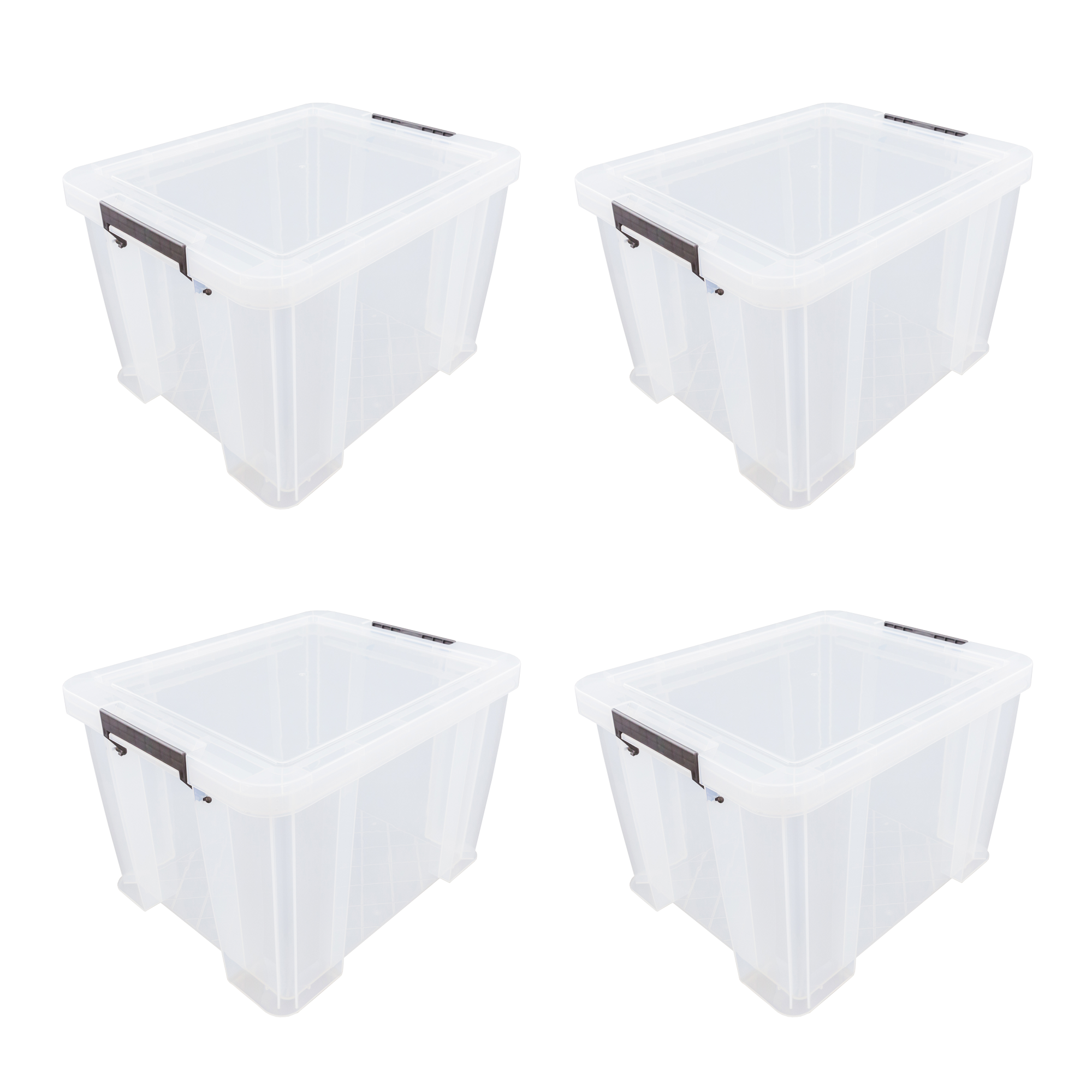 Whitefurze Allstore Clear Storage Box 48L 4 Pack Bundle | Hobbycraft