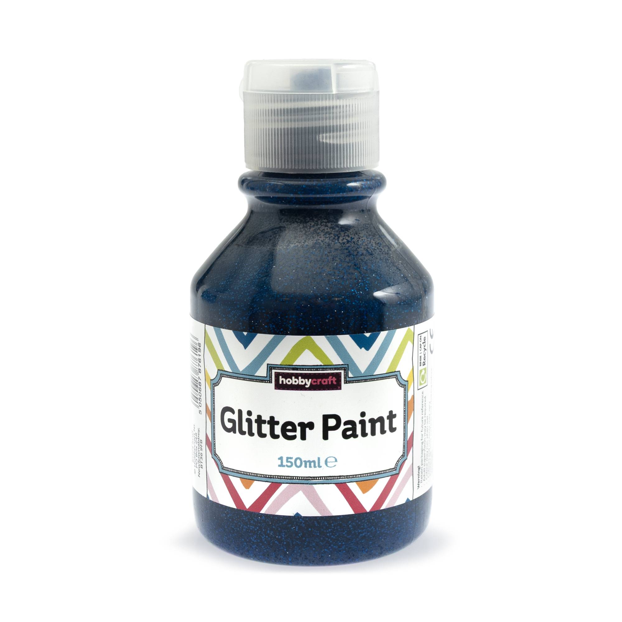 Blue Glitter Paint 150ml | Hobbycraft