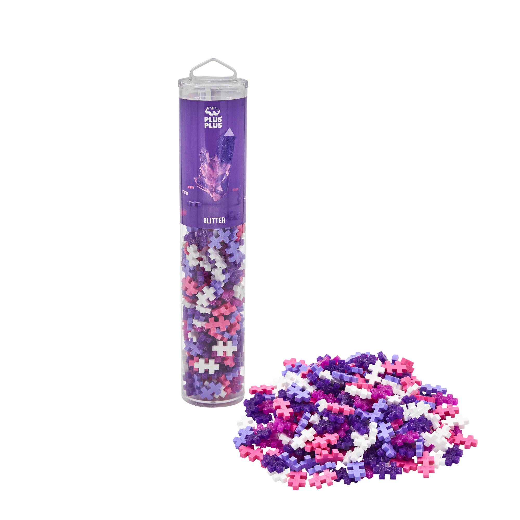 Plus-Plus Glitter Tube 240 Pieces | Hobbycraft