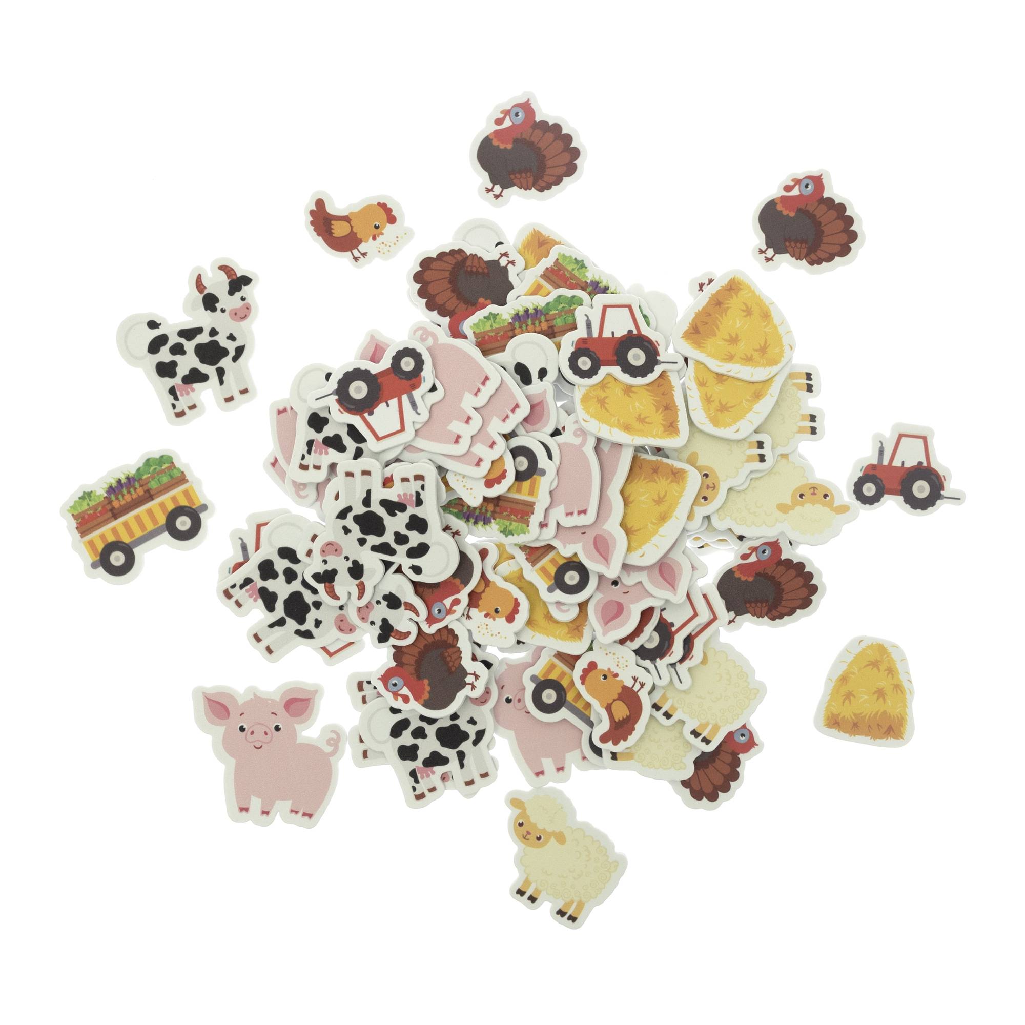 Farm Animal Foam Stickers 42g | Hobbycraft