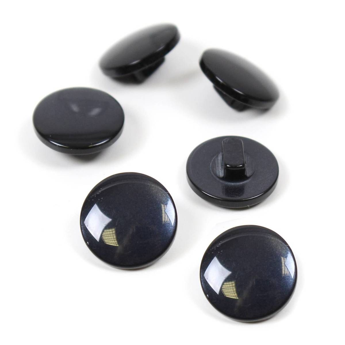 Hemline Royal Blue Basic Knitwear Button 6 Pack | Hobbycraft