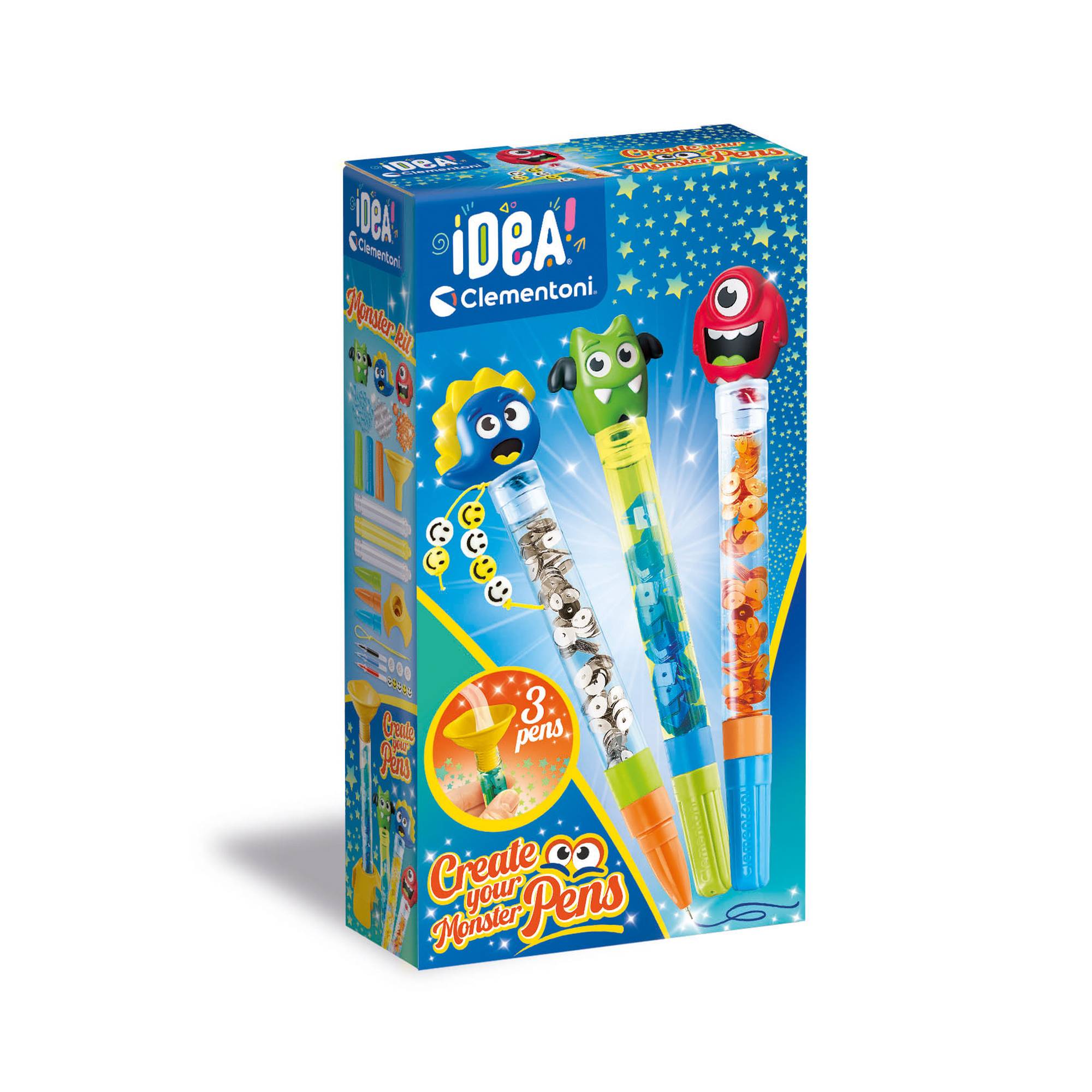 Clementoni Create Your Monster Pens Set | Hobbycraft