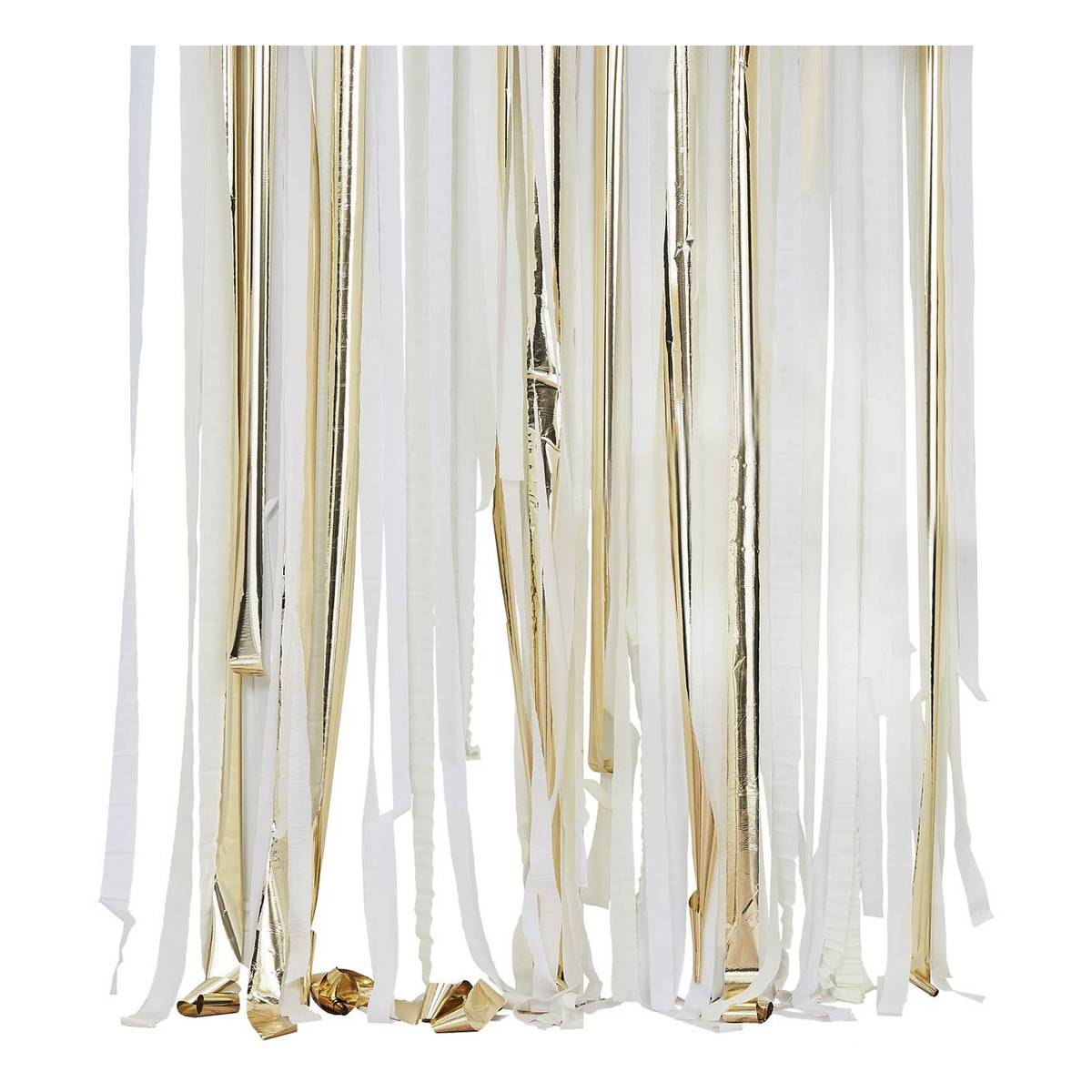 Ginger Ray Gold Metallic Streamer Backdrop | Hobbycraft