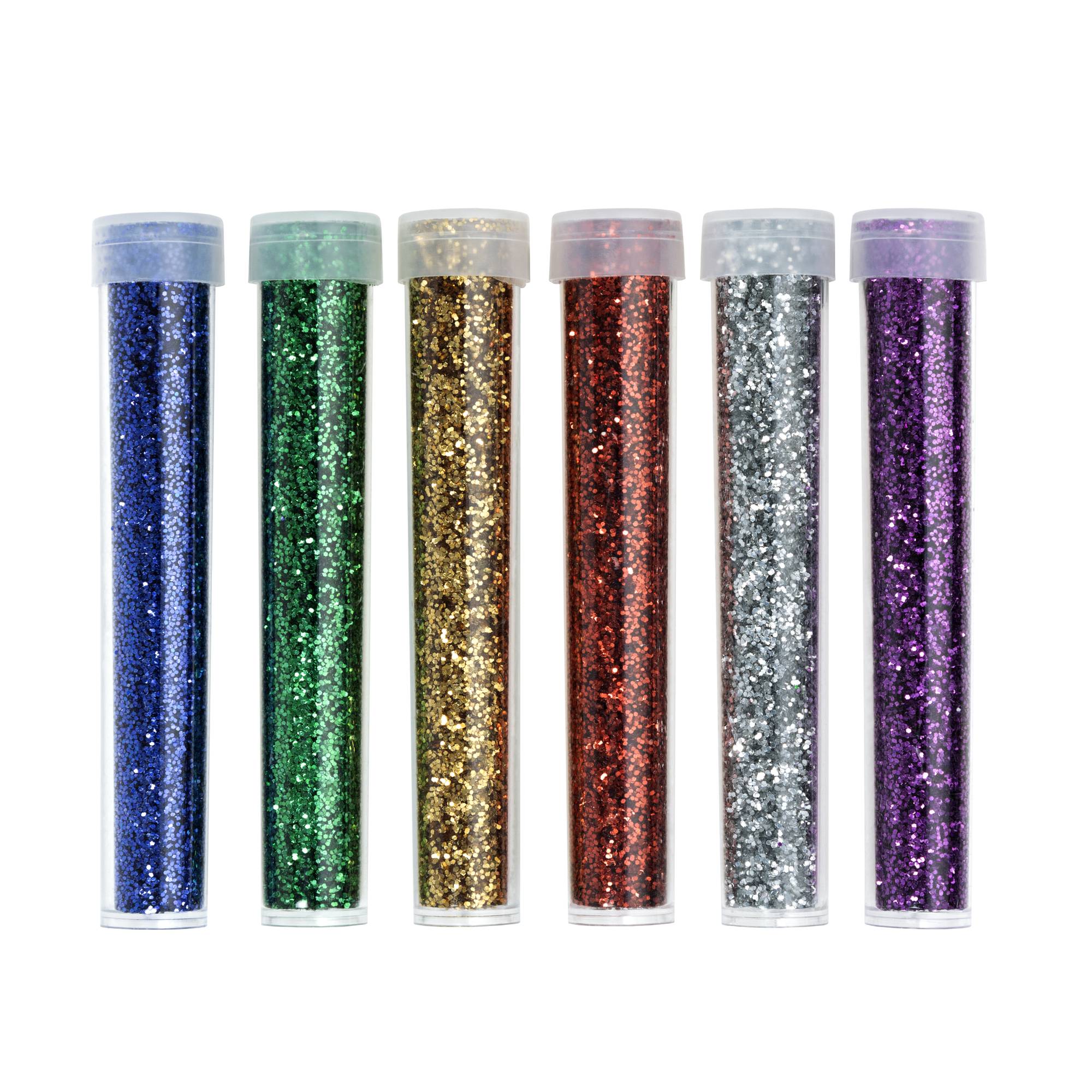 Bright Biodegradable Glitter Tubes 6g 6 Pack | Hobbycraft