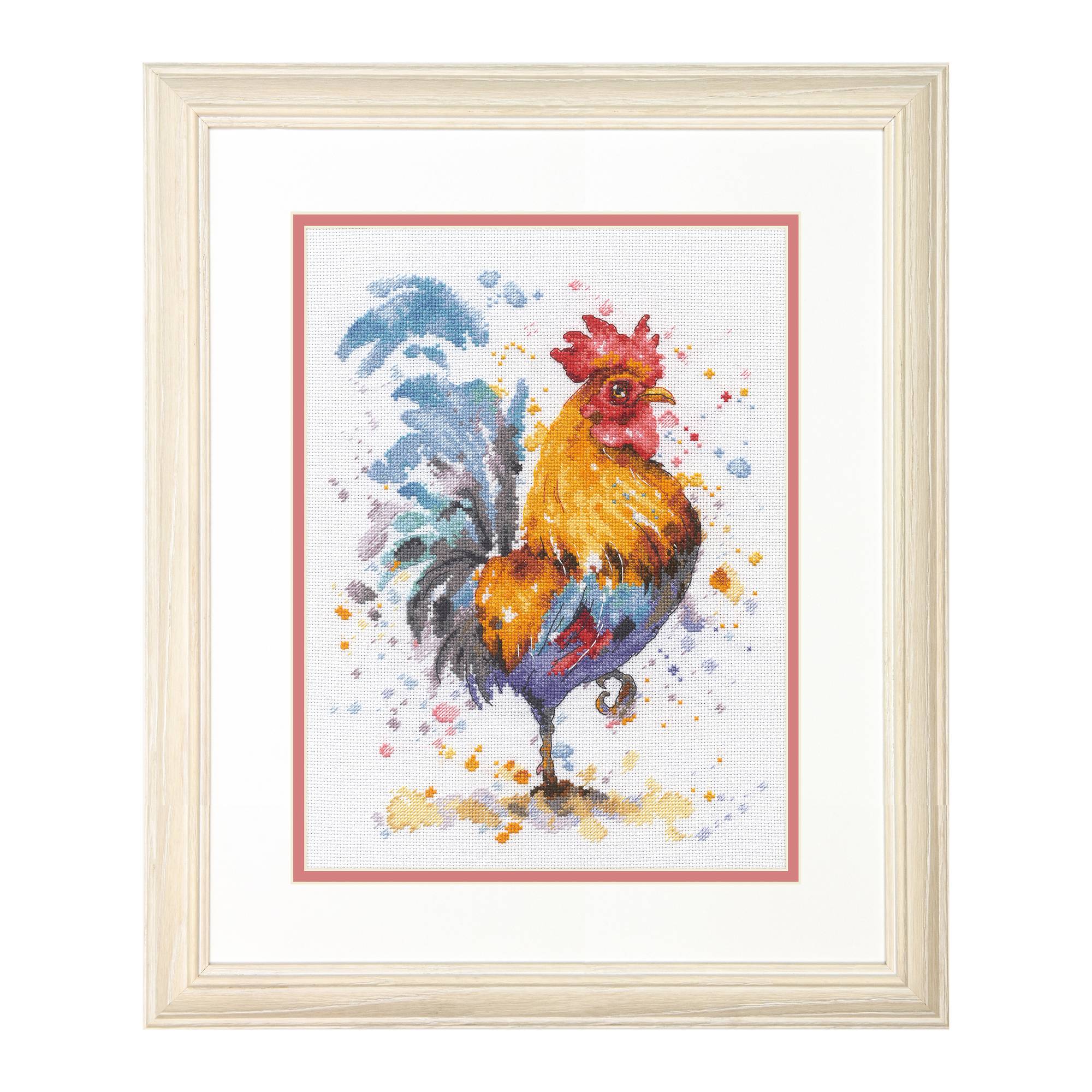 Dimensions Rooster Counted Cross Stitch Kit 23cm x 32cm | Hobbycraft
