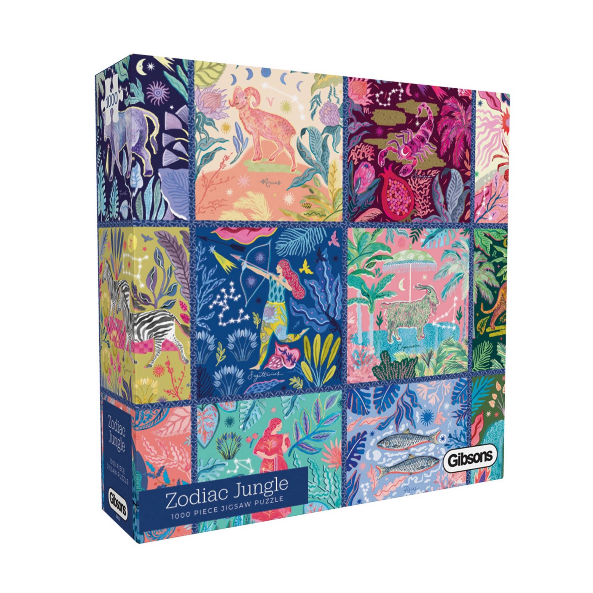 Gibsons Zodiac Jungle Jigsaw Puzzle 1000 Pieces | Hobbycraft