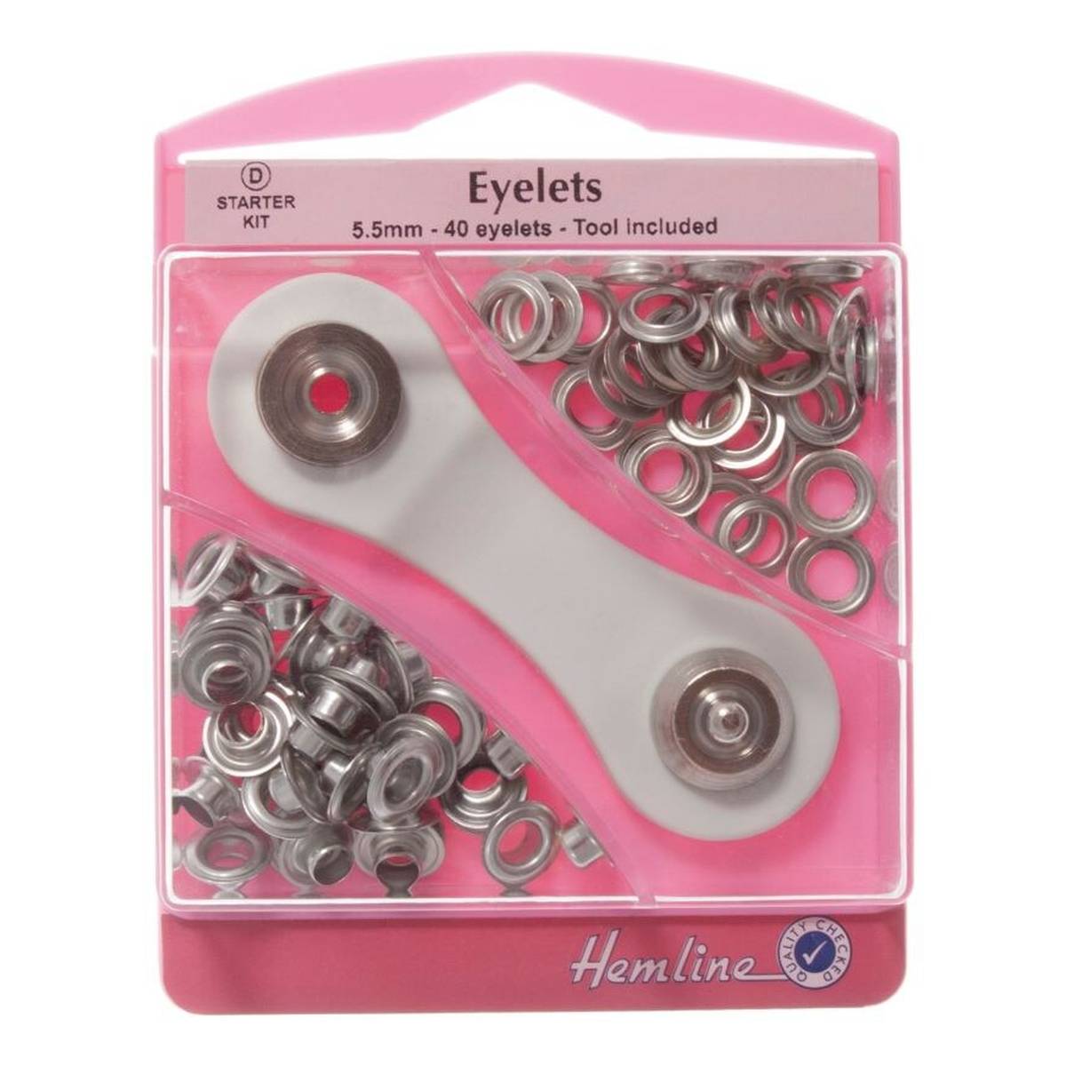 Hemline Nickel Eyelets Starter Kit | Hobbycraft