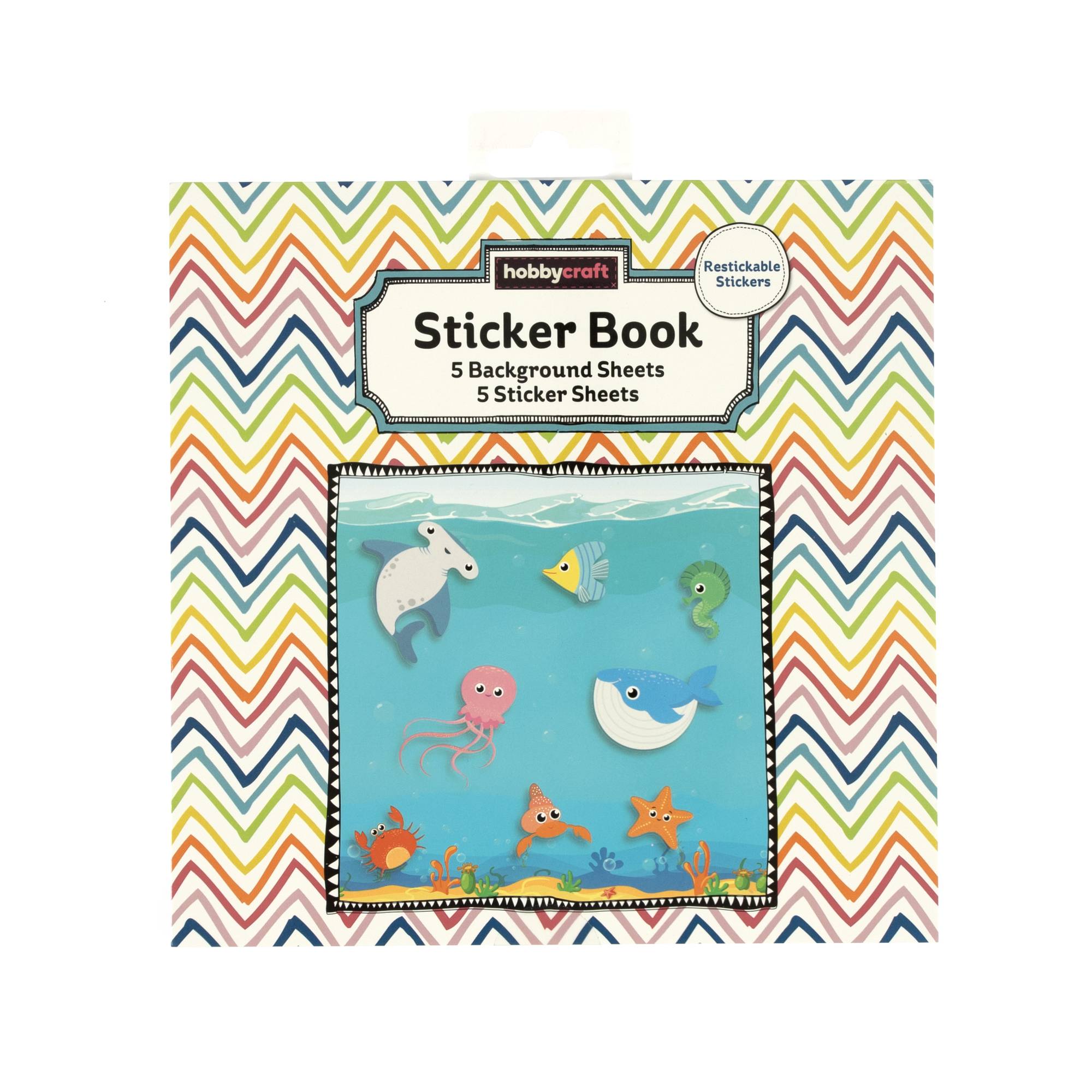 Seaworld Reusable Sticker Book | Hobbycraft