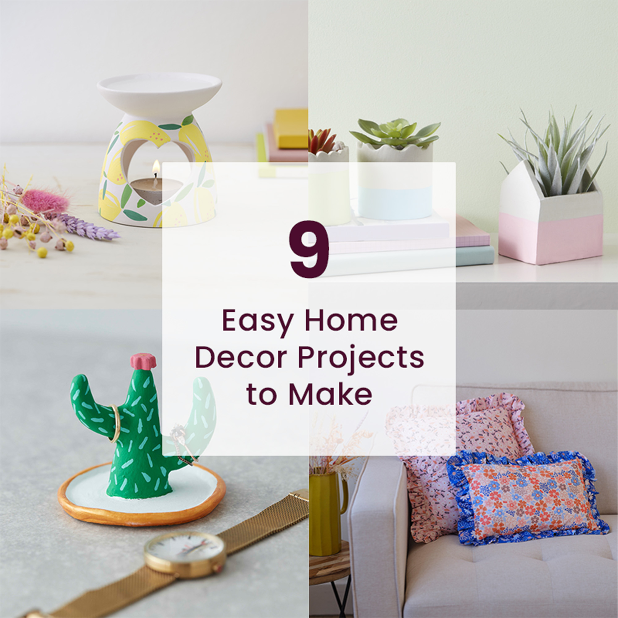 9 Easy Home Decor Projects to Make | Hobbycraft