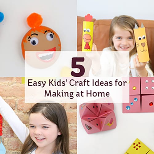 27 Easy Crafts For Kids To Do At Home – PTOEQ