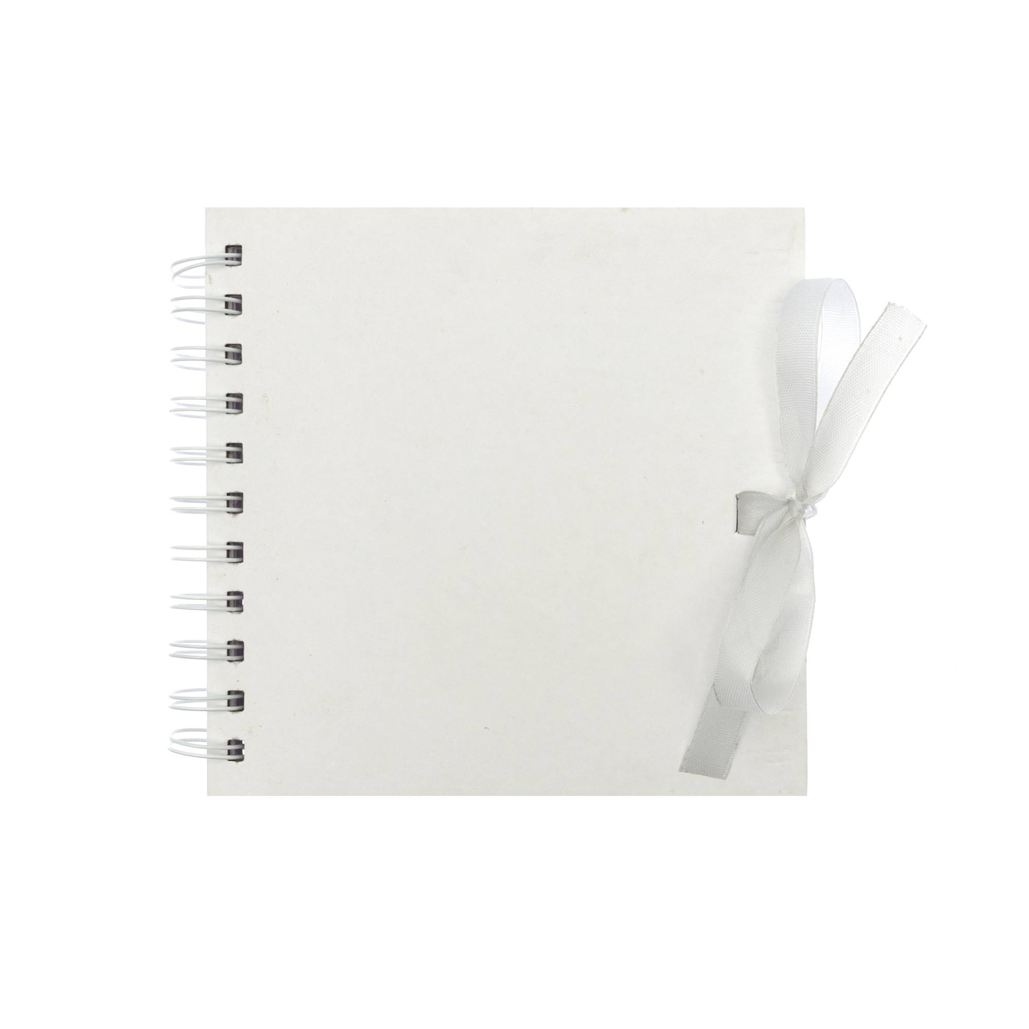 Spiral Bound White Scrapbook 6 x 6 Inches | Hobbycraft