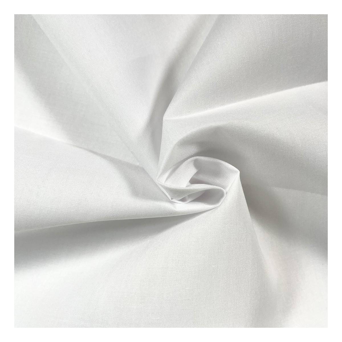 White Polycotton Fabric by the Metre | Hobbycraft