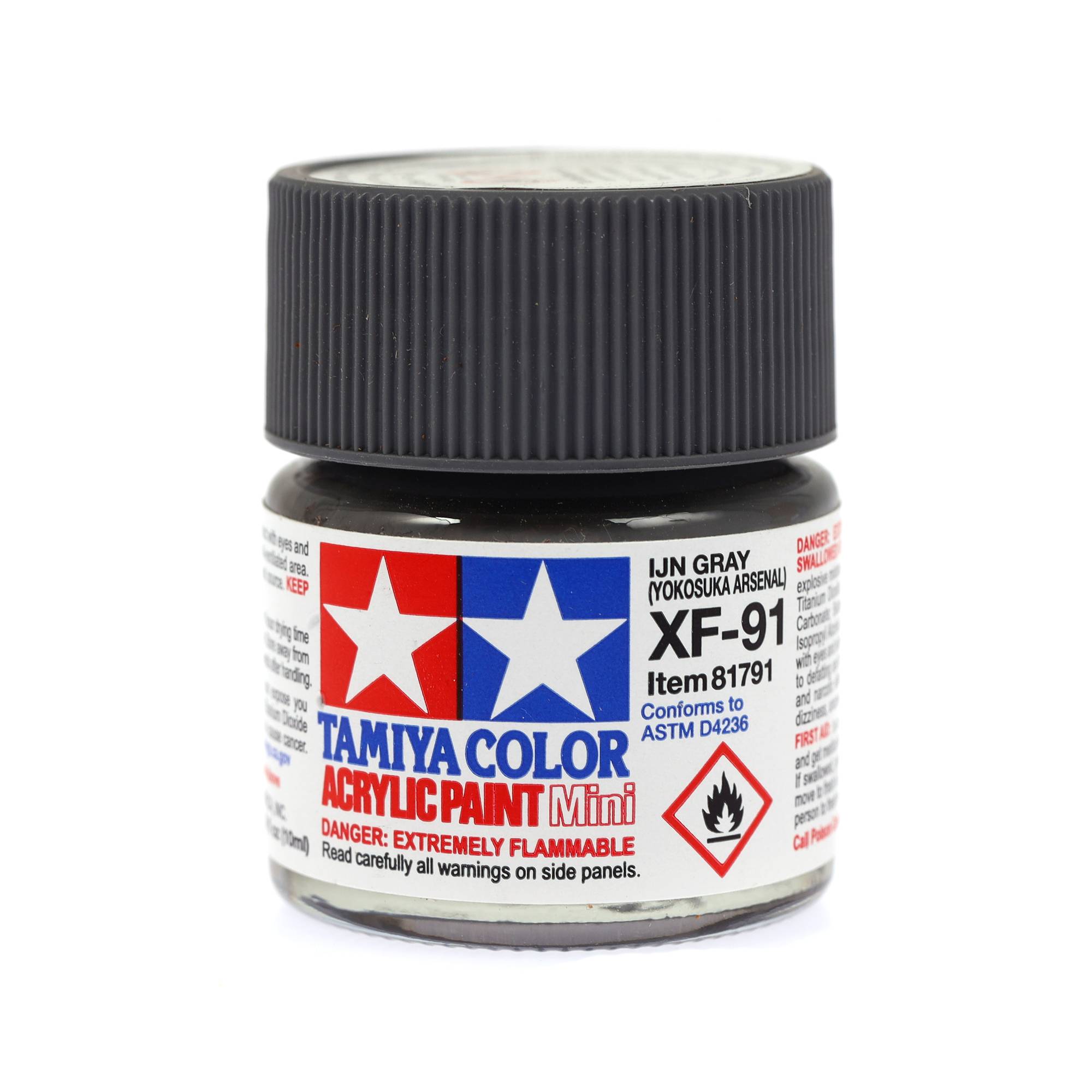 Tamiya Colour Light Grey Acrylic Paint 10ml (XF-91) | Hobbycraft