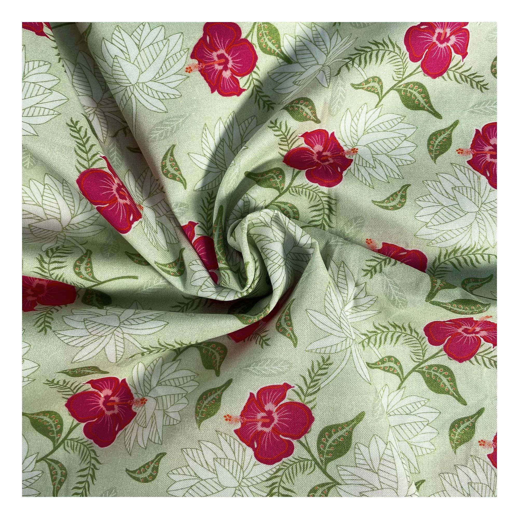 Jungle Bloom Cotton Fabric by the Metre | Hobbycraft