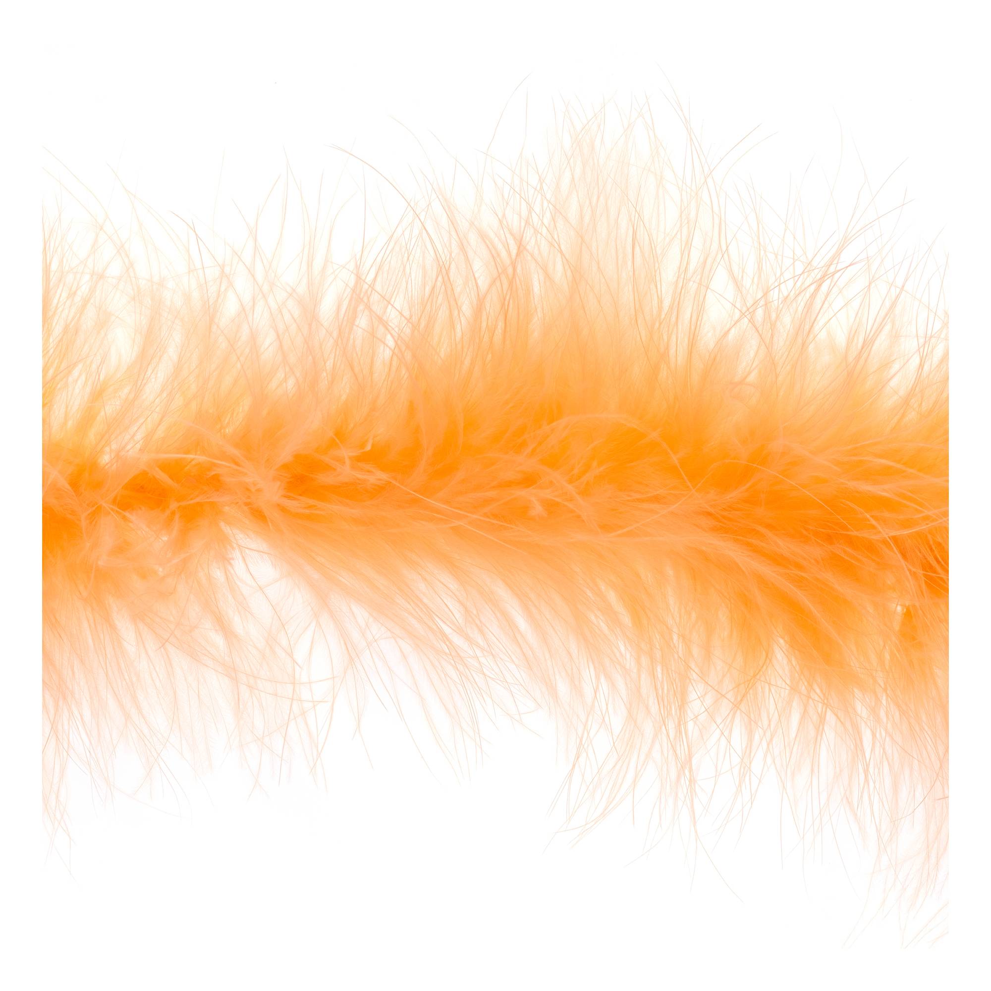 Peach Luxury Marabou Trim by the Metre | Hobbycraft