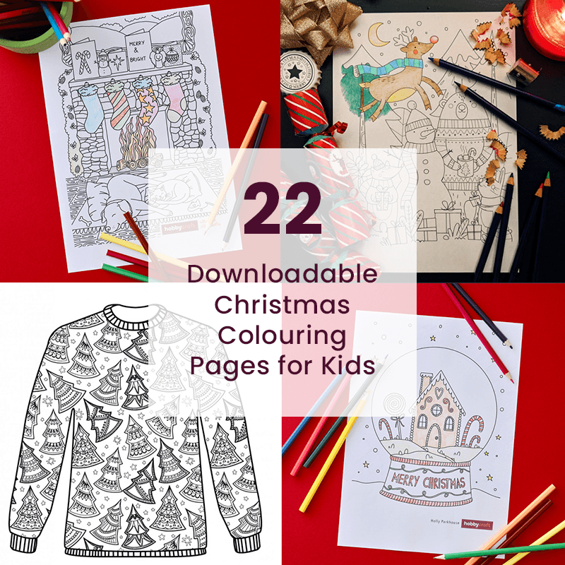 22 Downloadable Christmas Colouring Pages for Kids | Hobbycraft