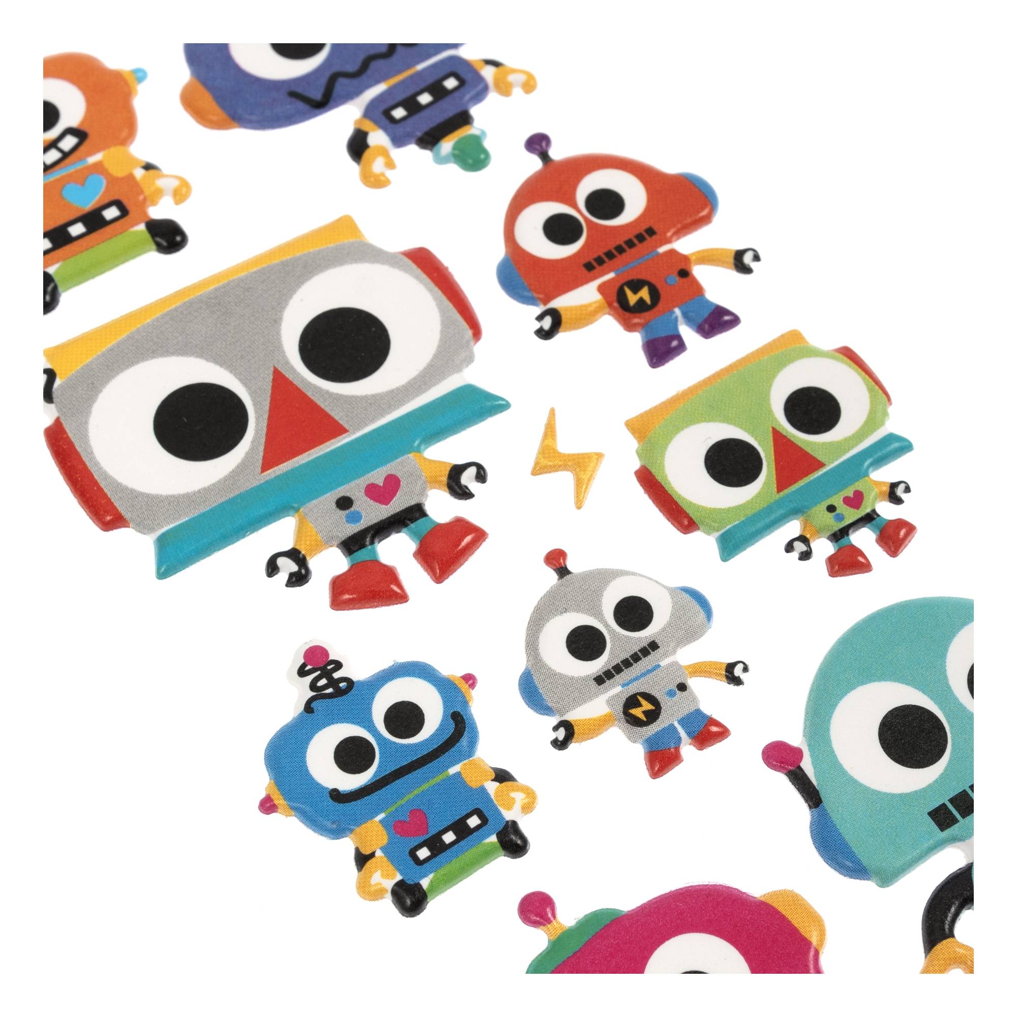 Robot Gel Stickers | Hobbycraft