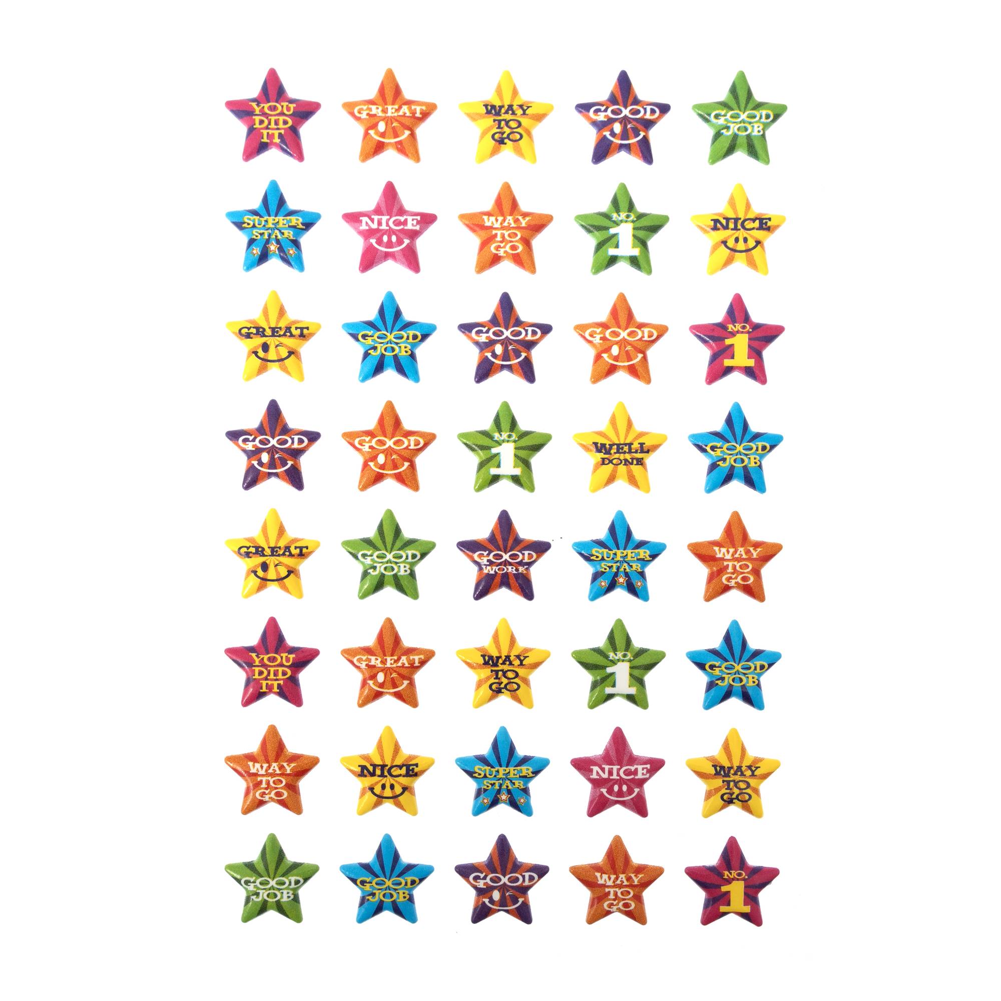 Star Reward Puffy Stickers | Hobbycraft