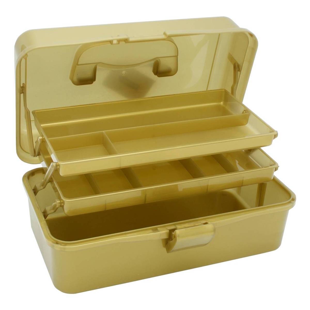 Gold Metallic Caddy 33cm x 20cm x 15cm | Hobbycraft