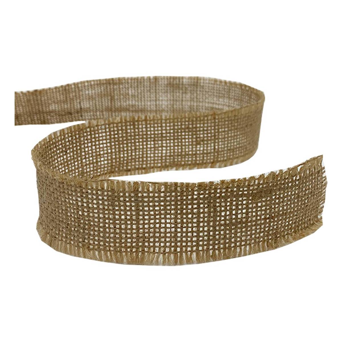 Brown Hessian Roll 2.5cm x 9m | Hobbycraft