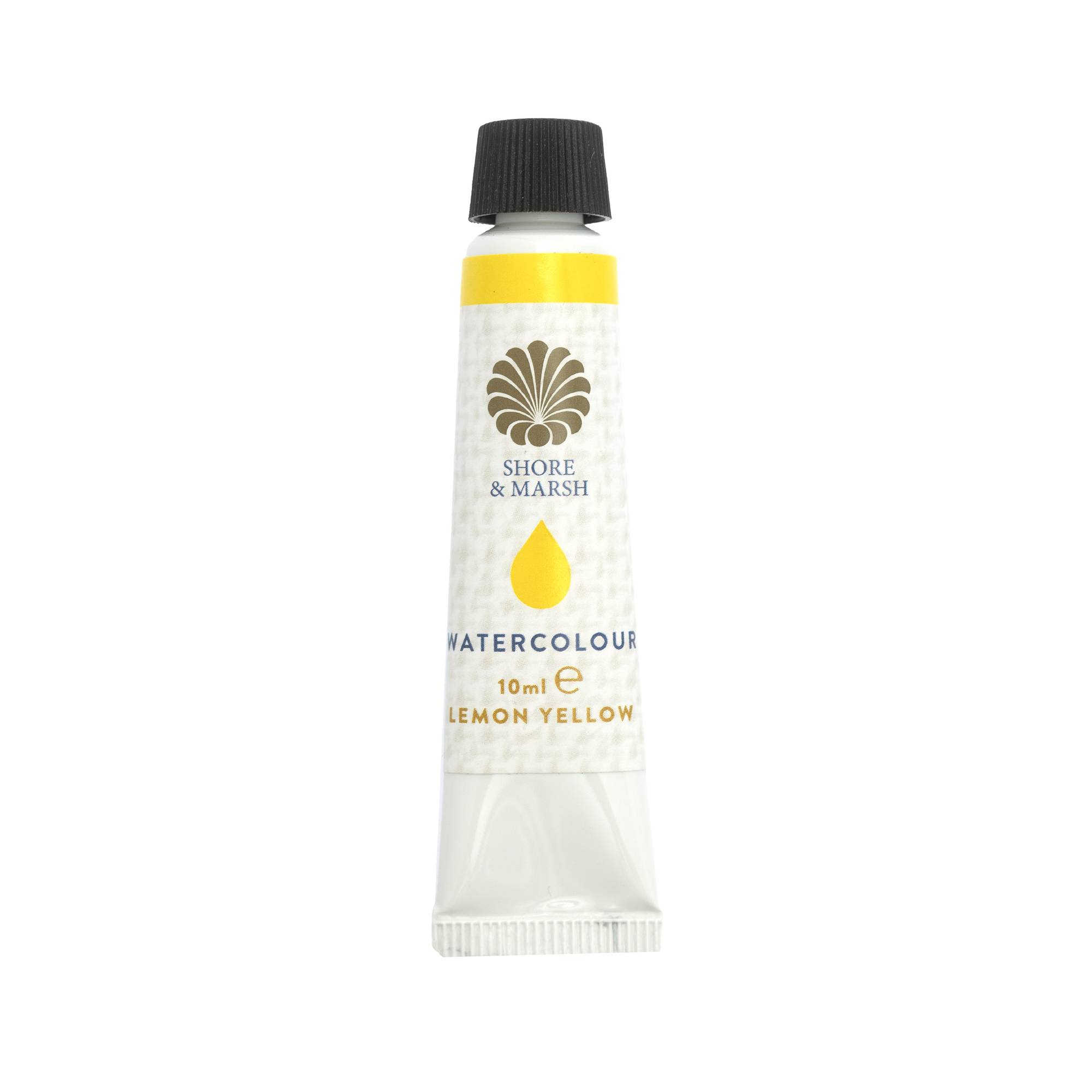 Shore & Marsh Lemon Yellow Watercolour Paint 10ml | Hobbycraft