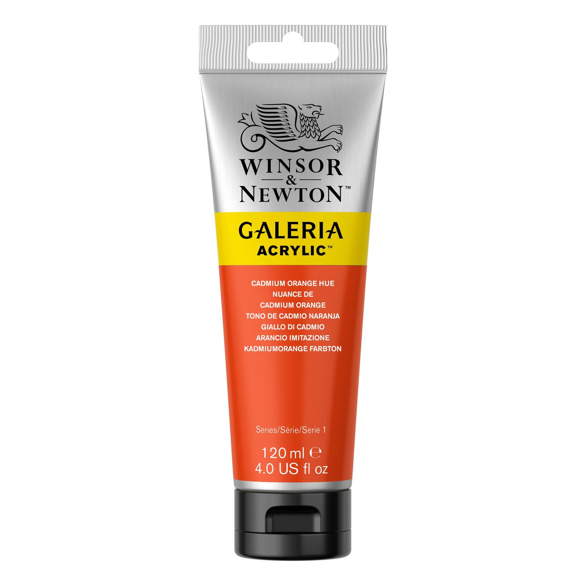 Winsor & Newton Galeria Cadmium Orange Hue Acrylic Paint 120ml | Hobbycraft