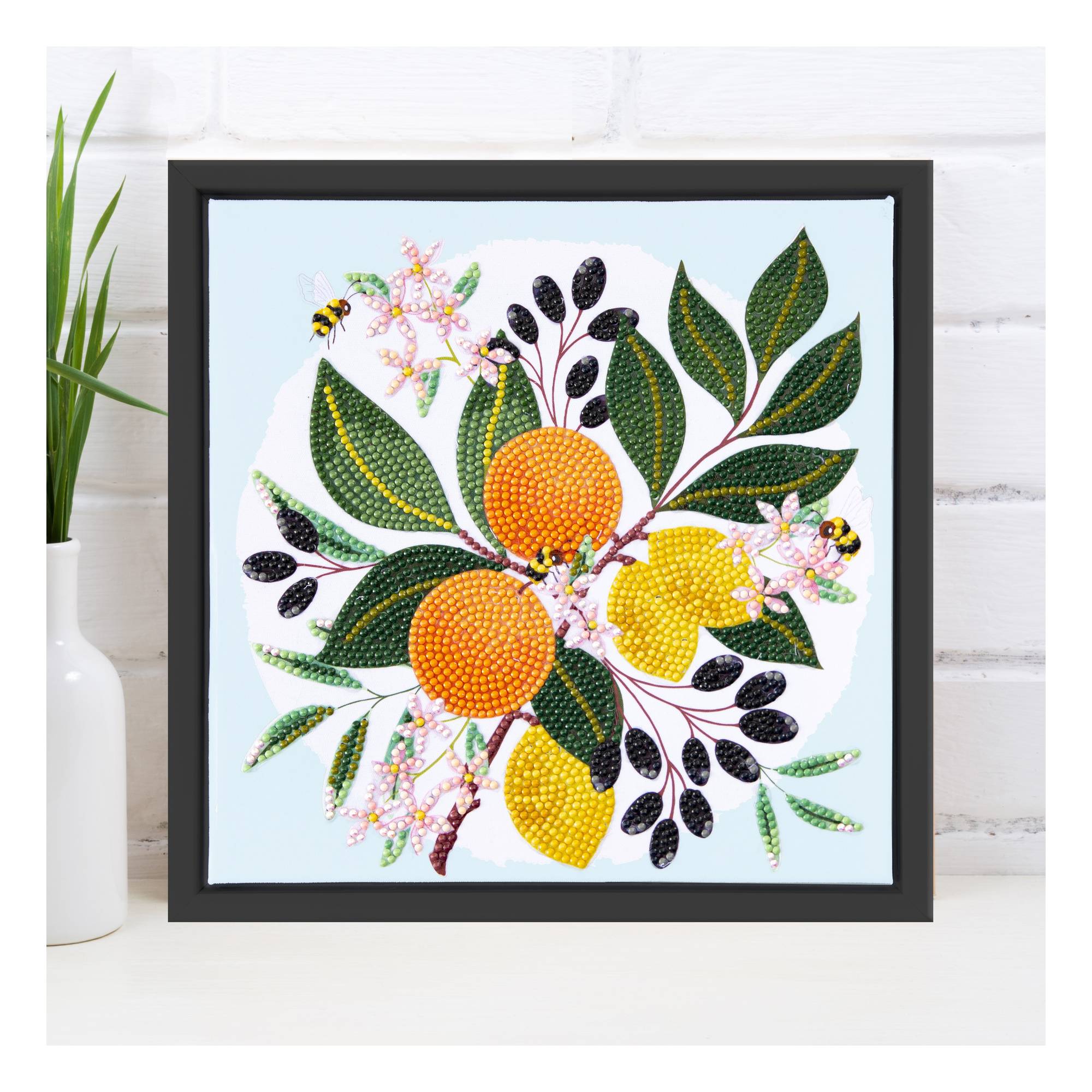 Diamond Dotz Citrus Bouquet Kit 23cm x 23cm | Hobbycraft