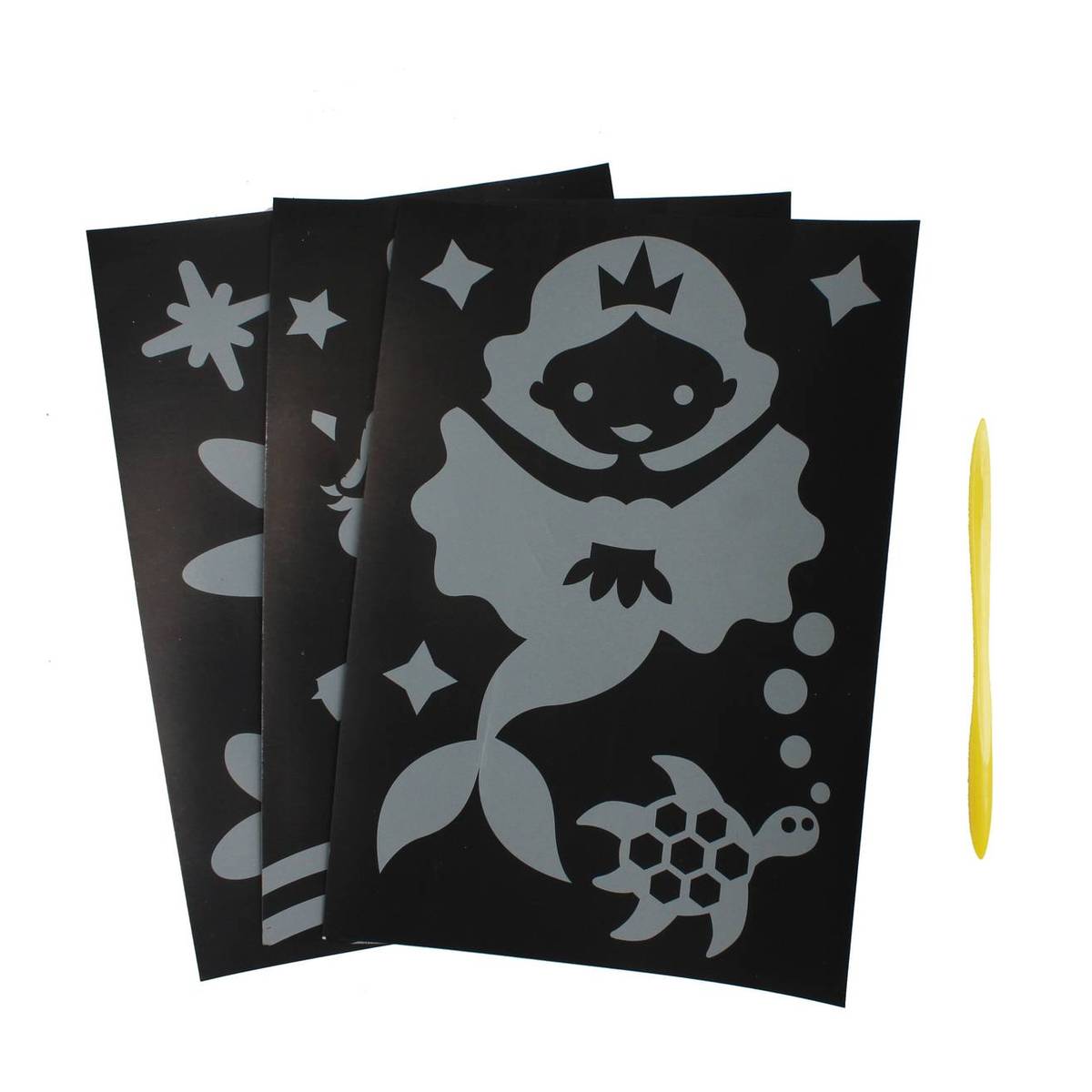 Mermaid Scratch Art 3 Pack | Hobbycraft