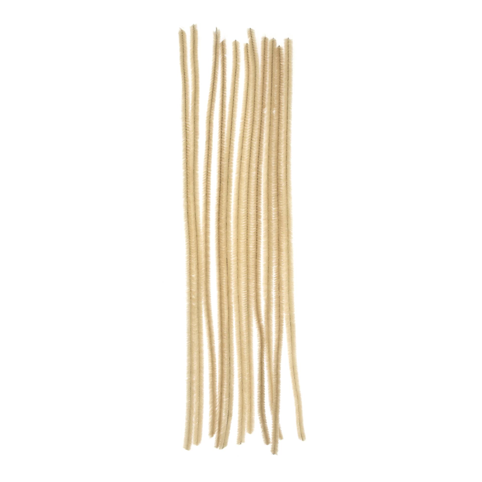 Light Brown Pipe Cleaners 12 Pack | Hobbycraft