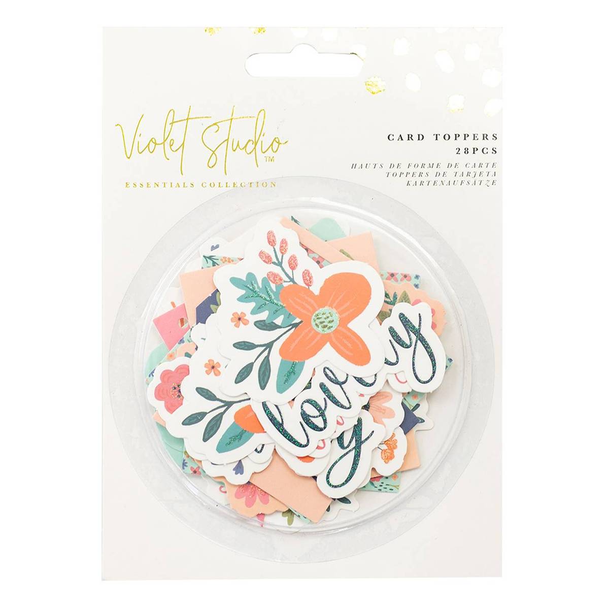 Violet Studio Floral Card Toppers 28 Pieces | Hobbycraft