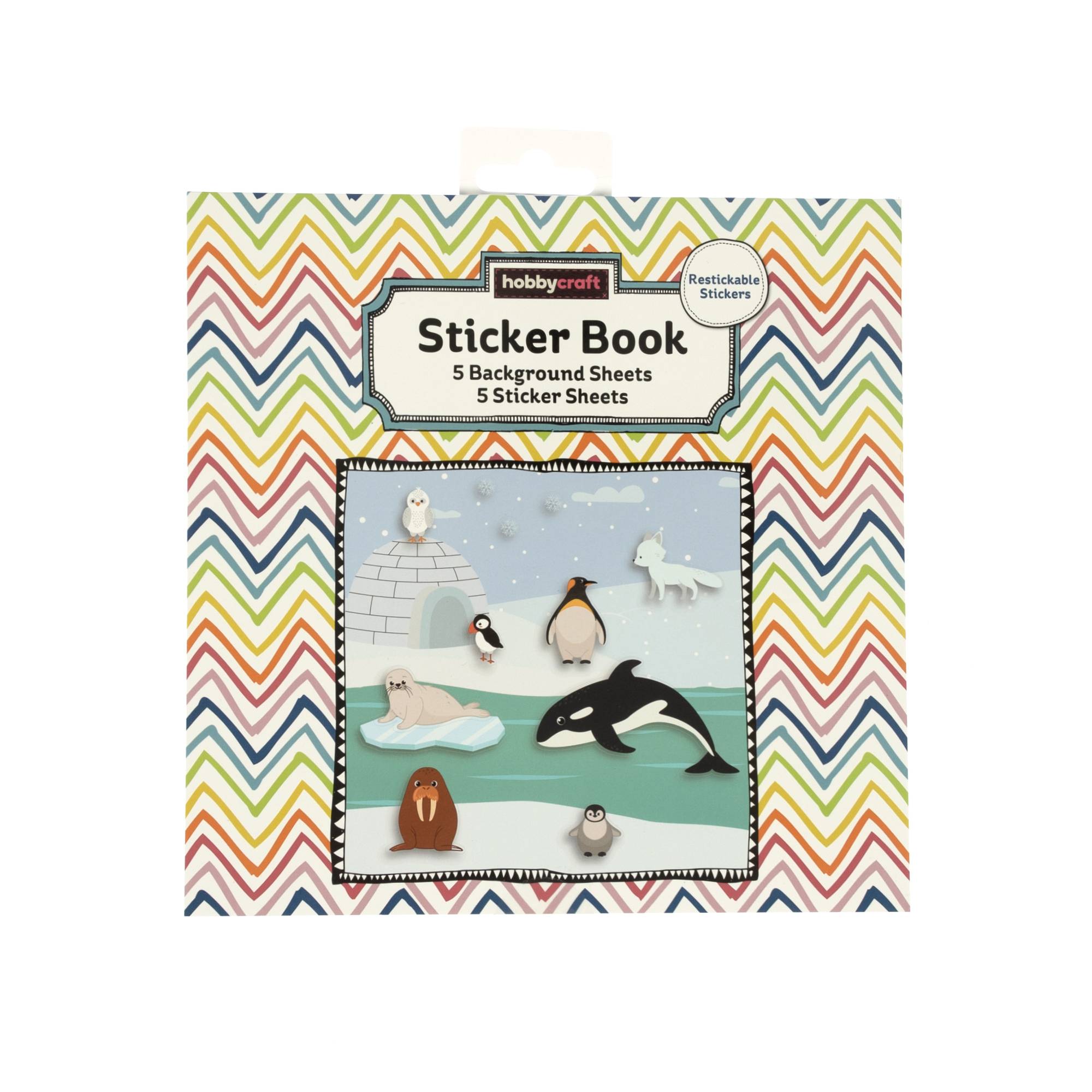 Animal Reusable Sticker Book | Hobbycraft