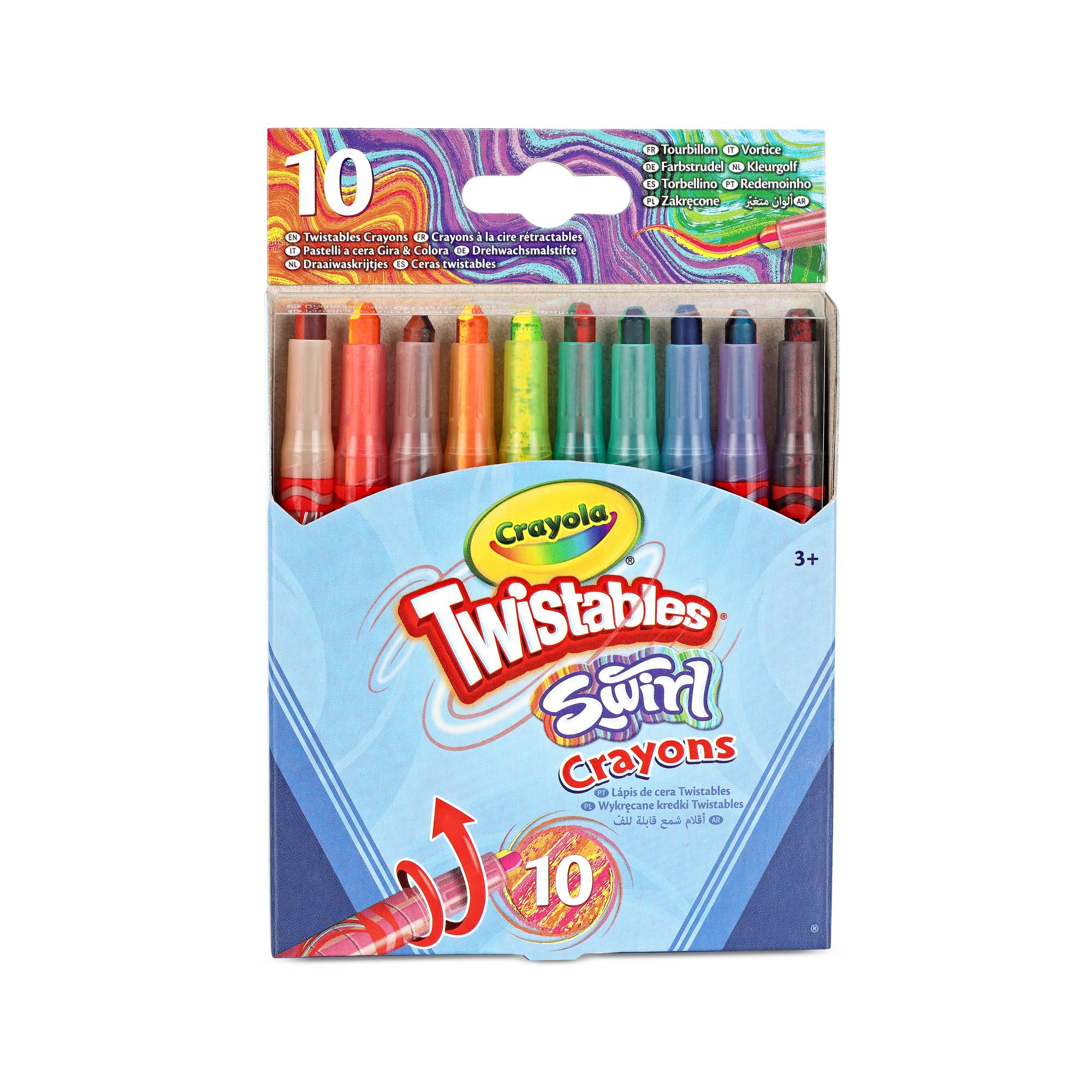 Crayola Twistable Swirl Crayons 10 Pack | Hobbycraft