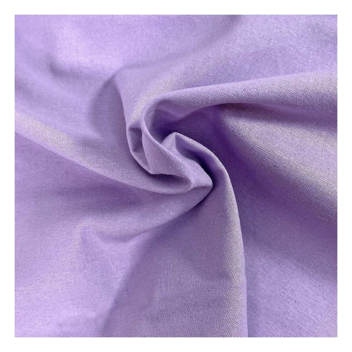 Lilac Cotton Homespun Fabric by the Metre | Hobbycraft