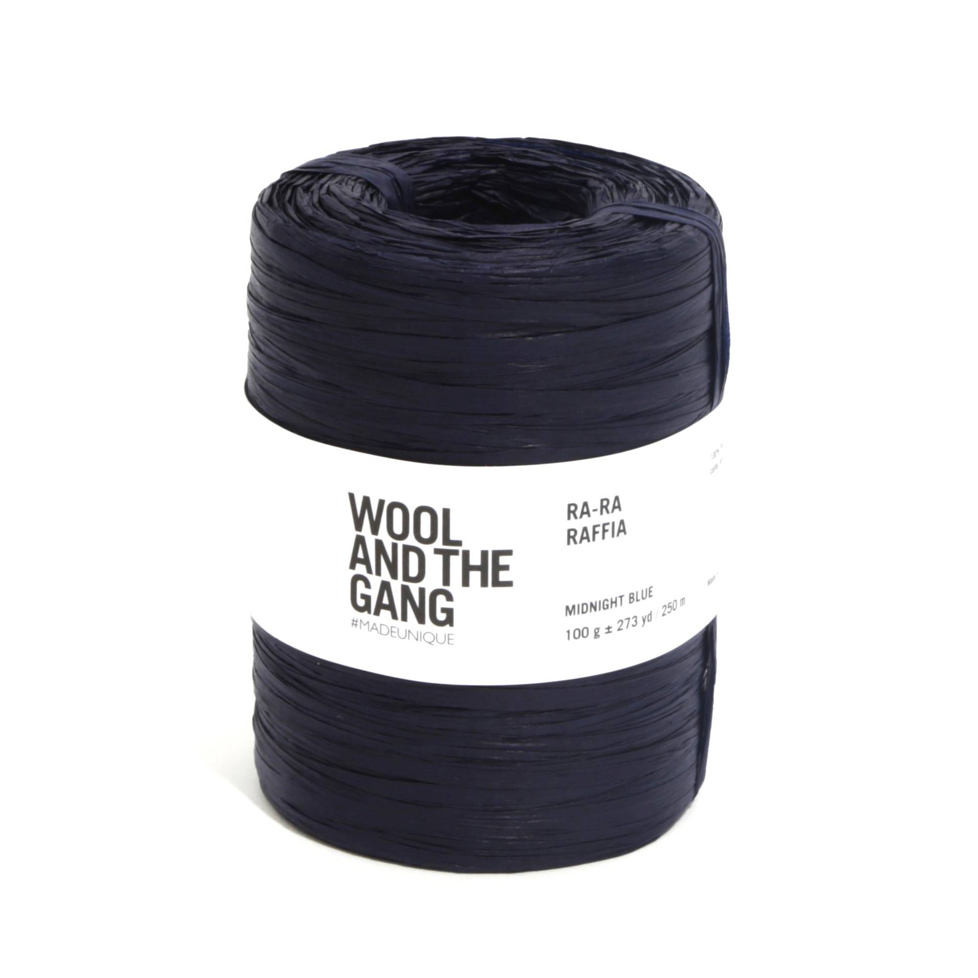 Wool and the Gang Midnight Blue Ra-Ra-Raffia 100g | Hobbycraft