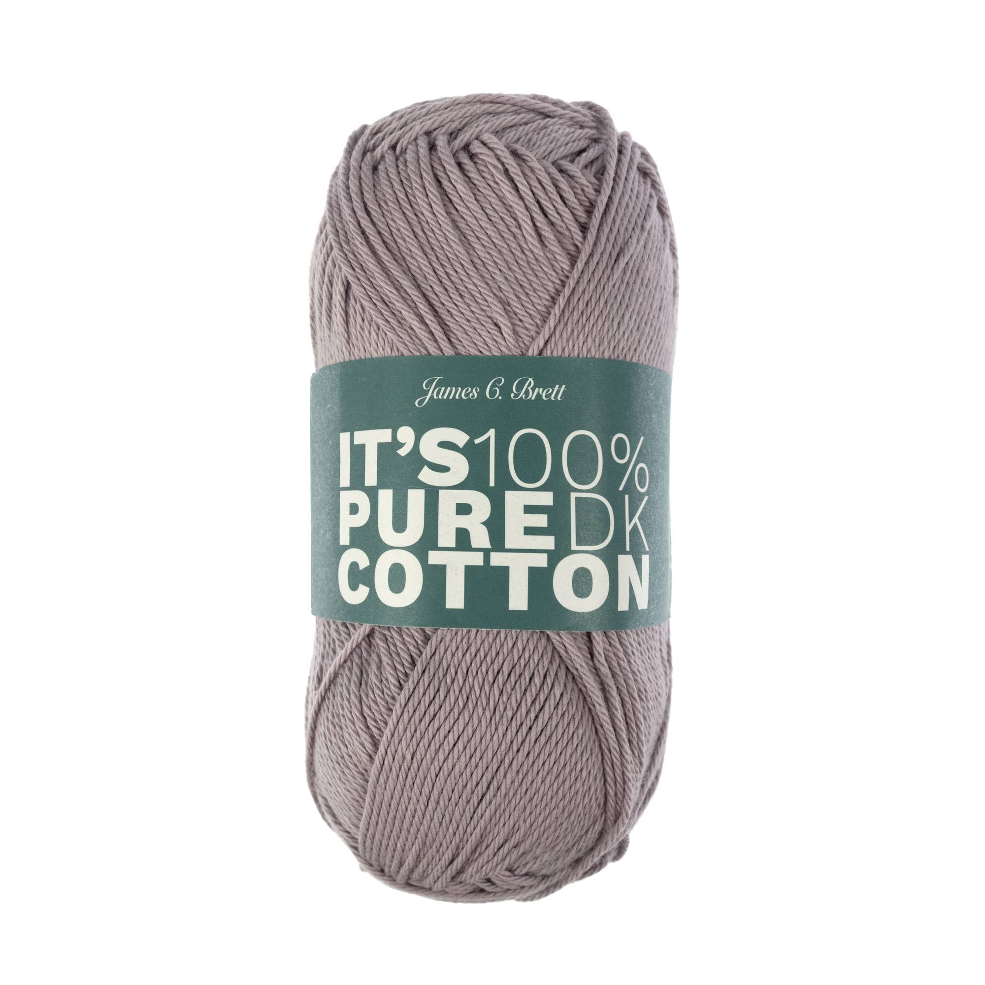 James C Brett Mauve Lustre It’s Pure Cotton Yarn 100g | Hobbycraft