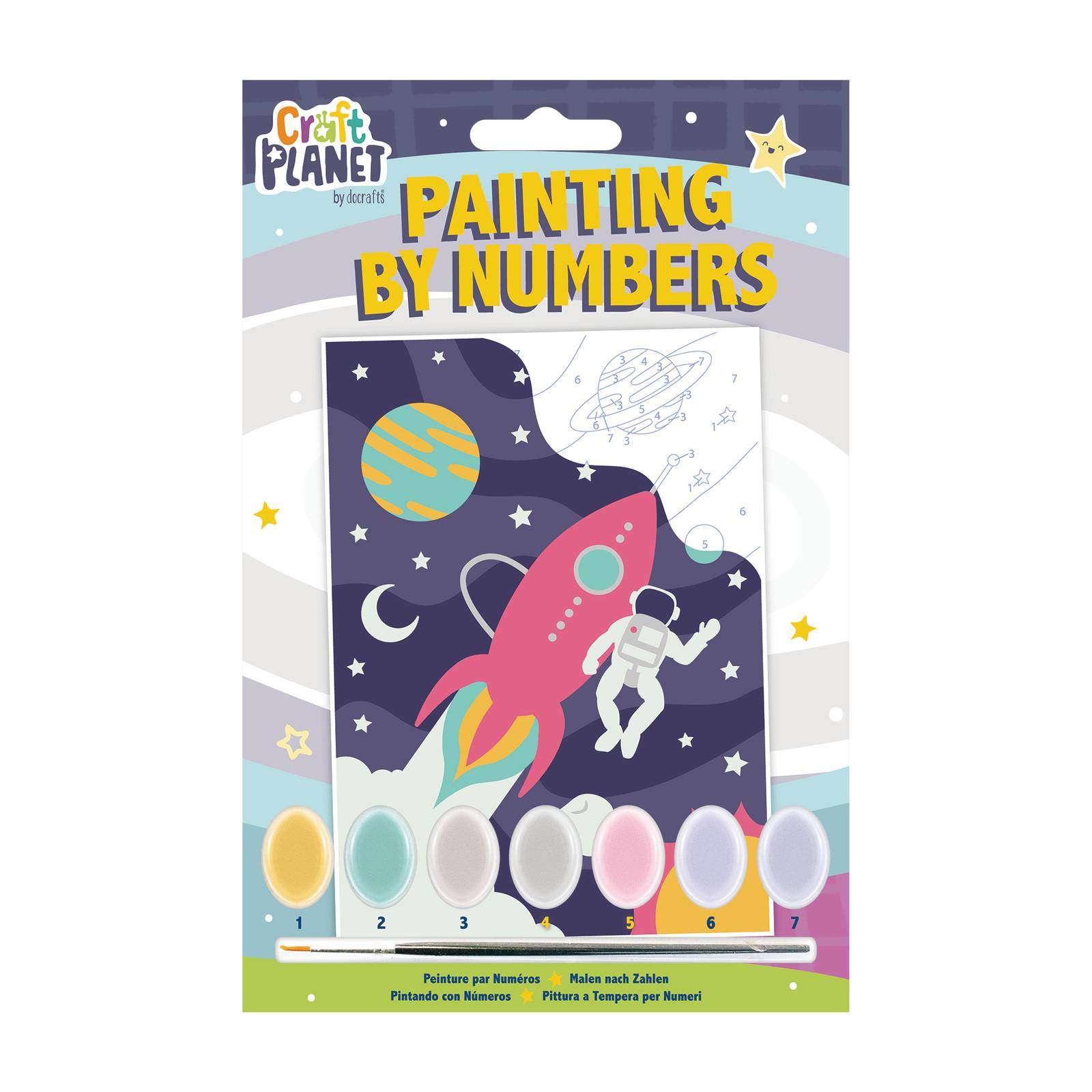 Space Painting by Numbers A5 | Hobbycraft