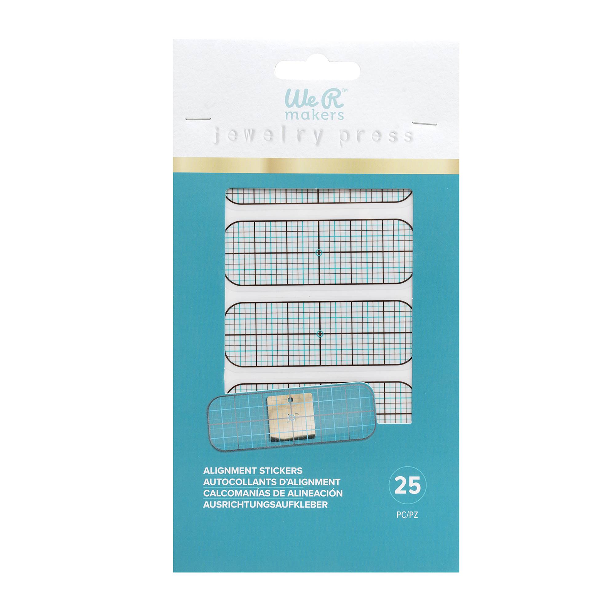We R Makers Jewellery Press Alignment Stickers 25 Pack | Hobbycraft